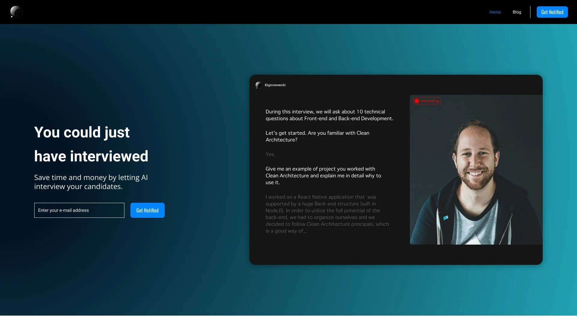 Klyn Interviewer AI - Soluciones de contratación automatizadas ...