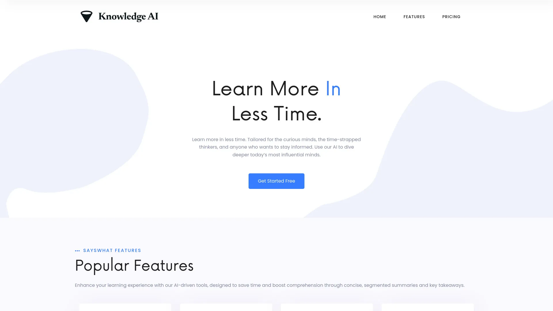 AI-Powered Video Summaries and Insights | KnowledgeAI | Creati.ai
