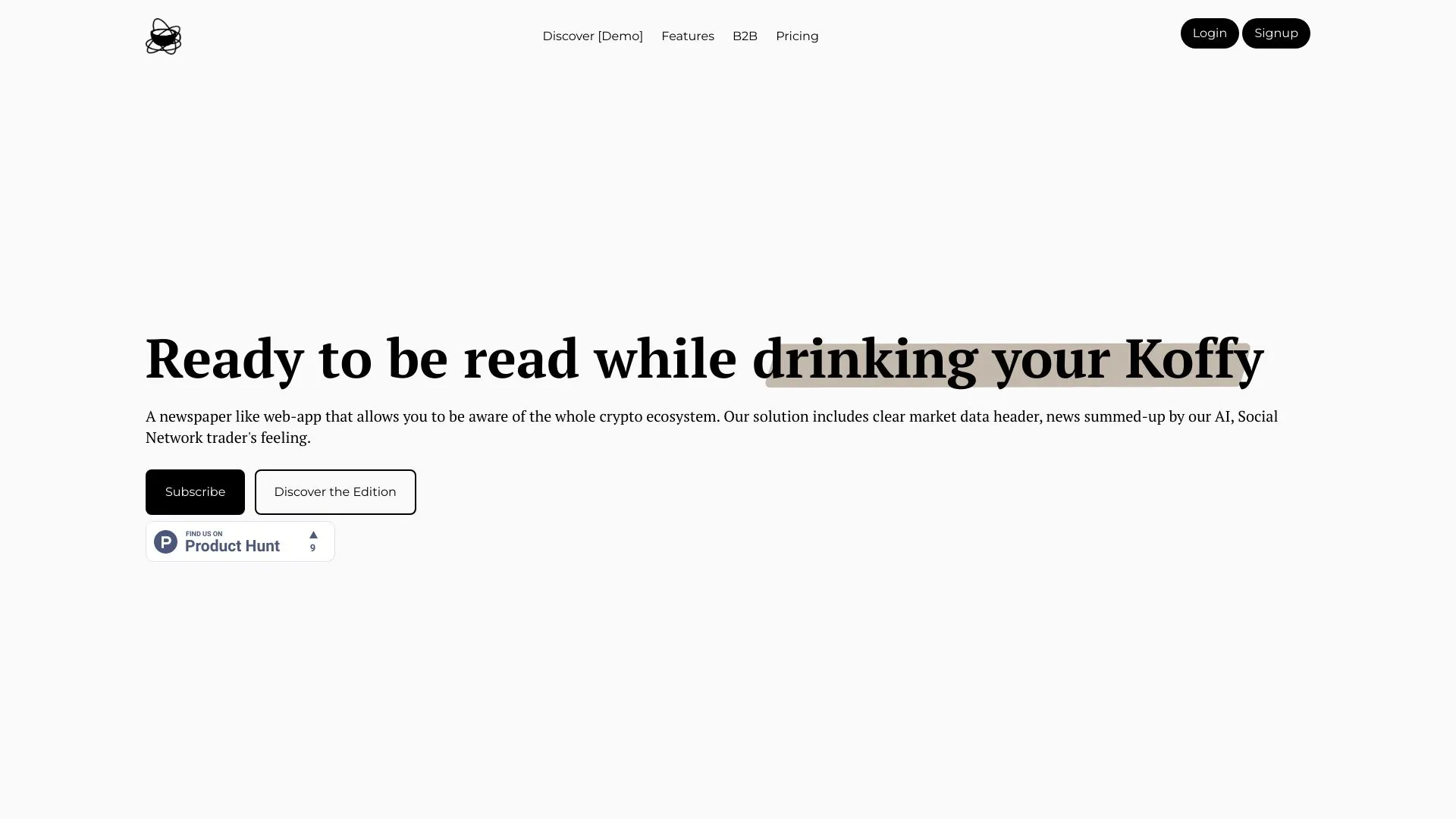 Koffy Finance: AI-Powered Cryptocurrency News | Creati.ai