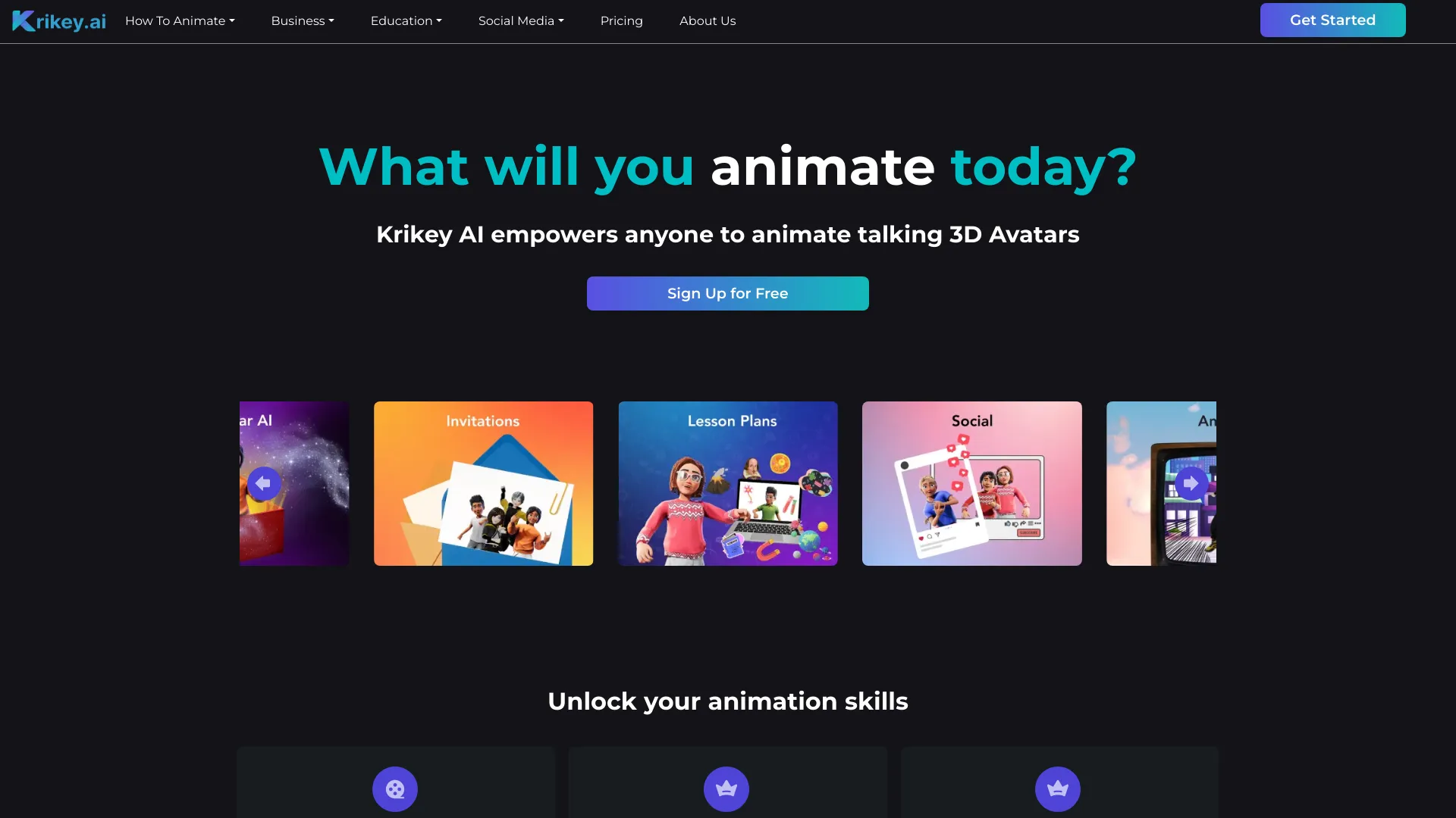 Krikey AI: Advanced 3D Animation Creation Tools | Creati.ai