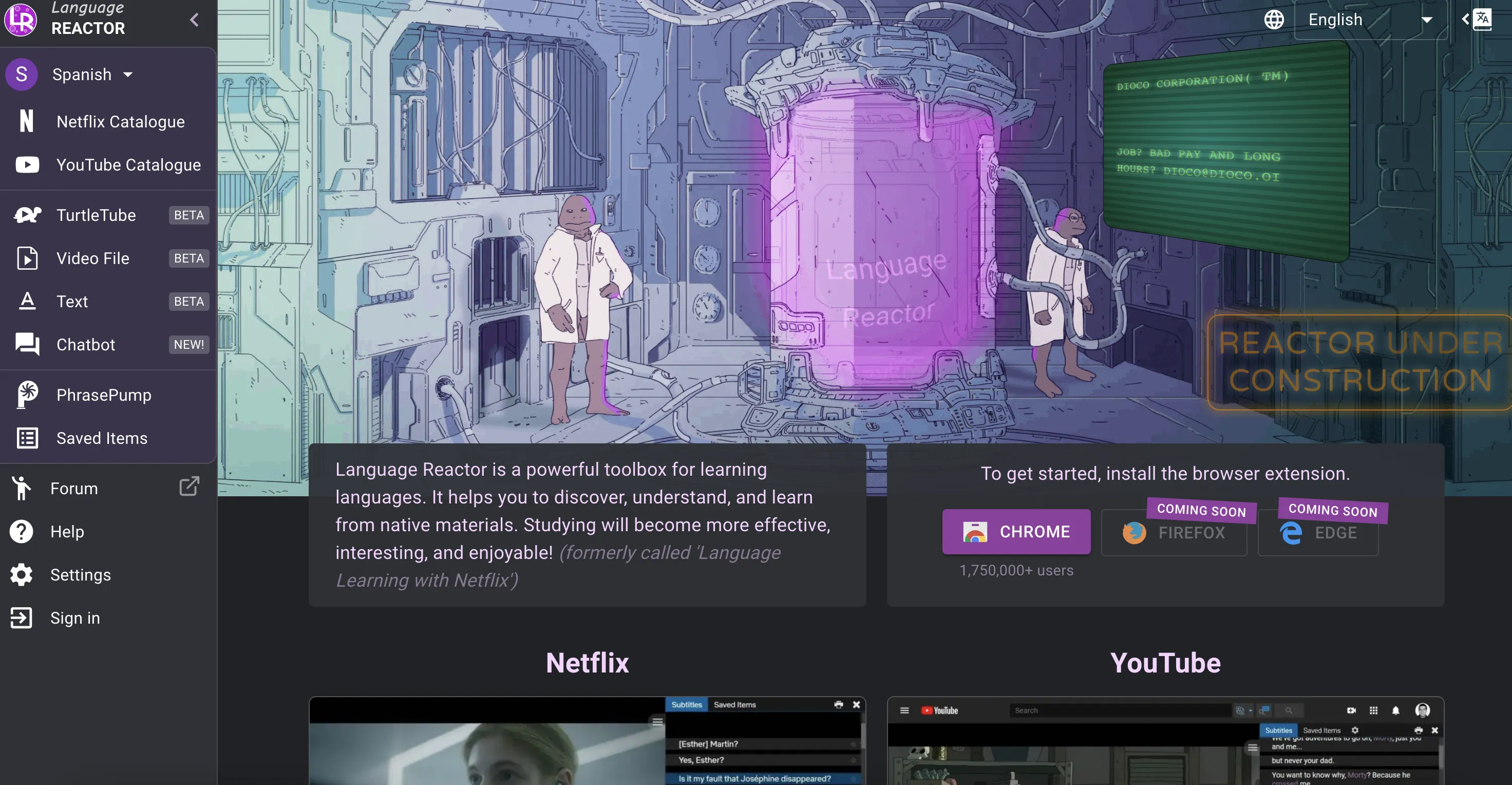 Language Reactor: Optimize Your Language Learning | Creati.ai
