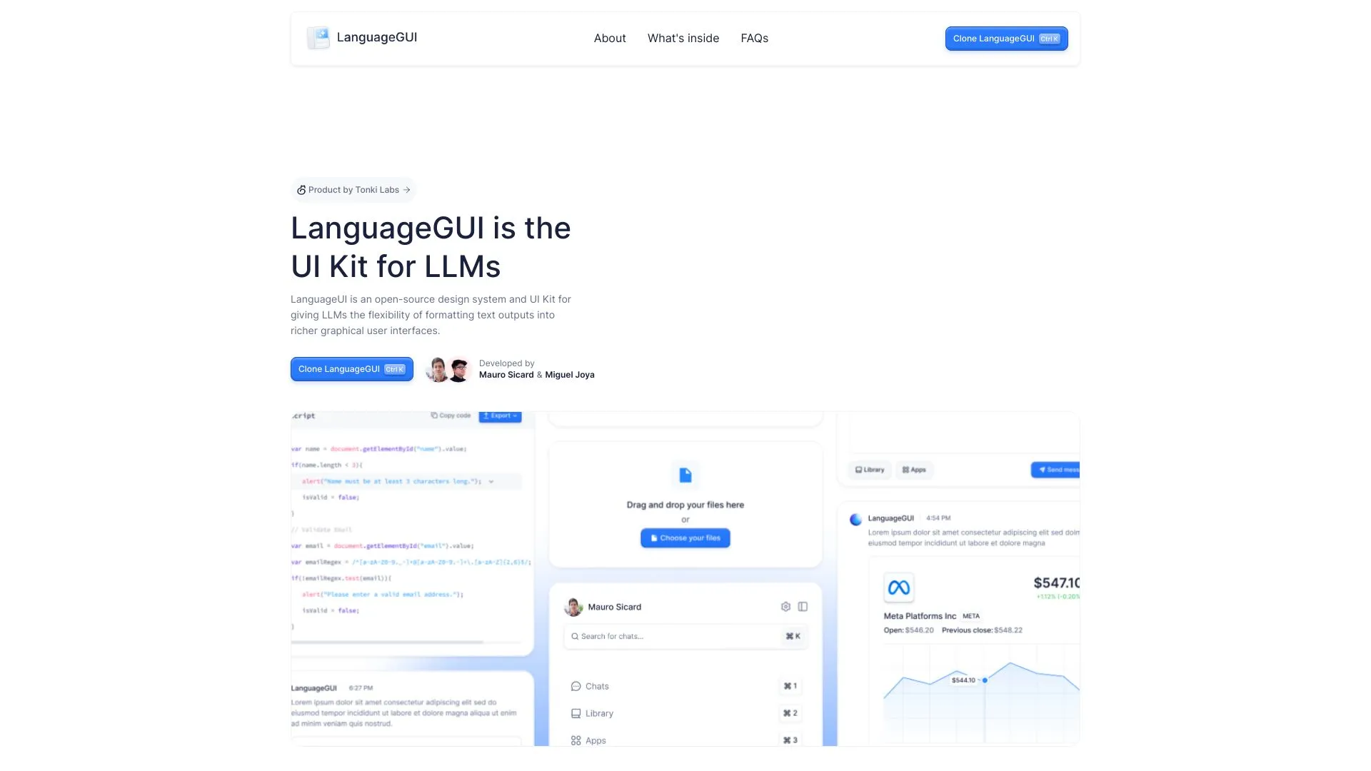 LanguageGUI: Open-Source Design System for LLMs | Creati.ai