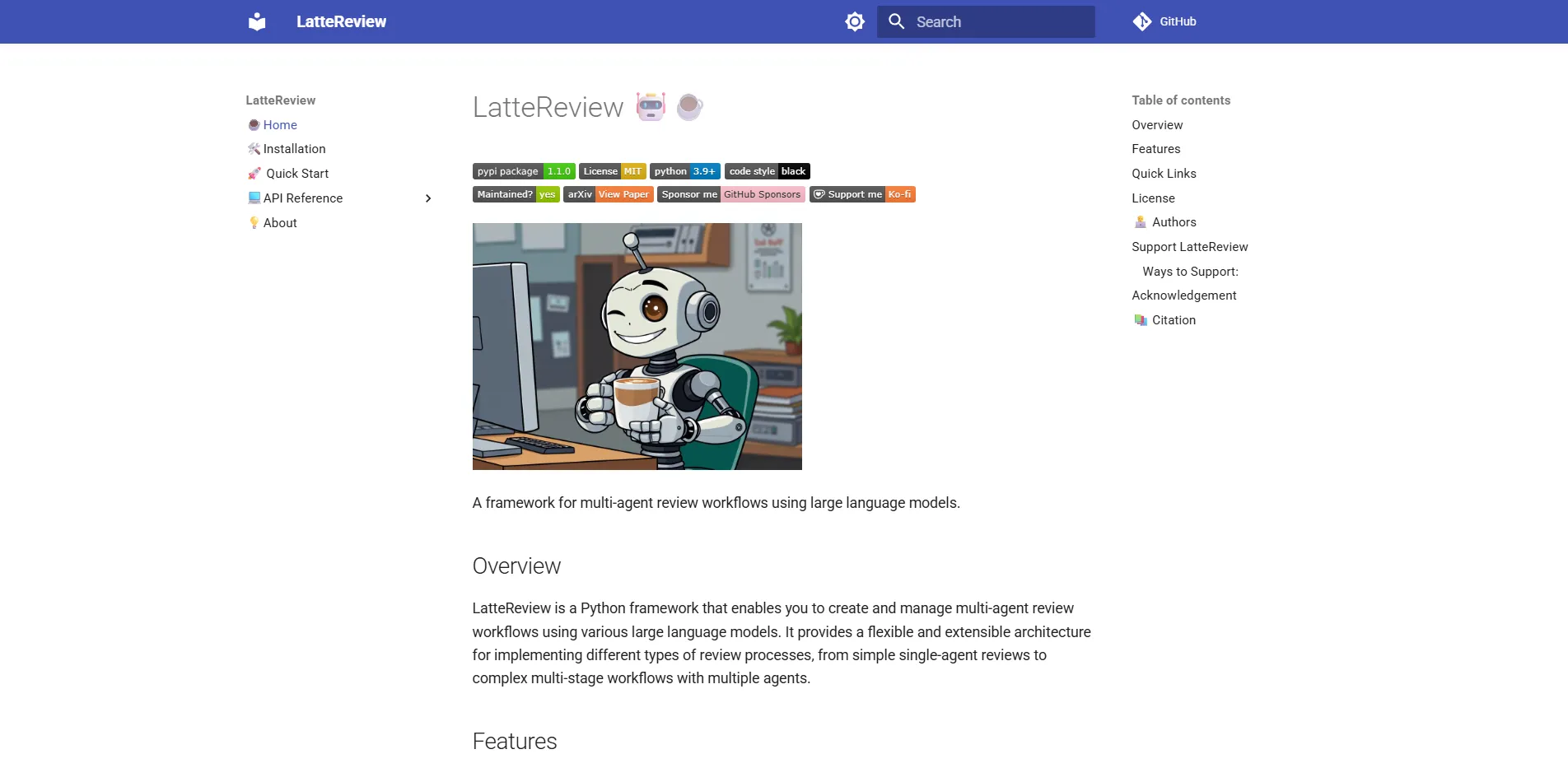 LatteReview: Agente de revisión de código impulsado por IA para desarrolladores | Creati.ai