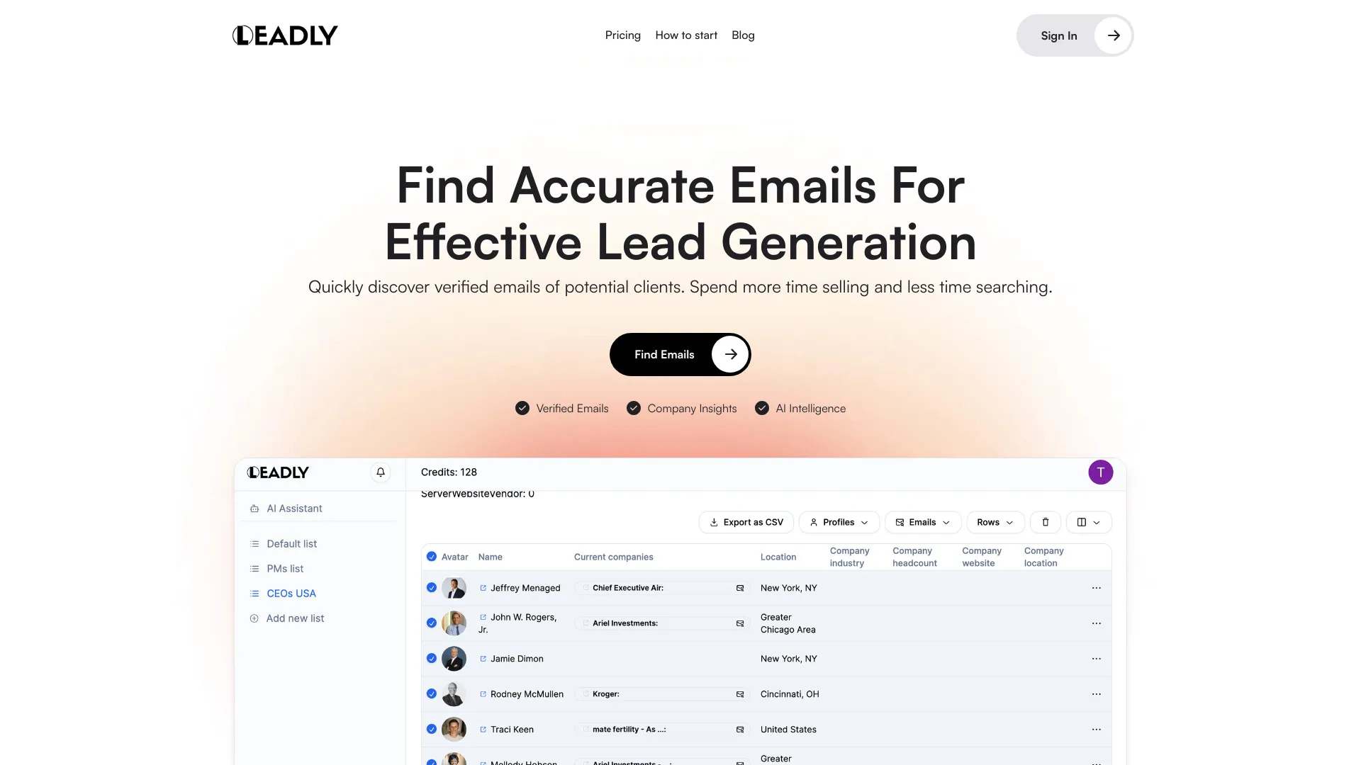 Leadly: Efficient LinkedIn Scraper & Email Finder | Creati.ai