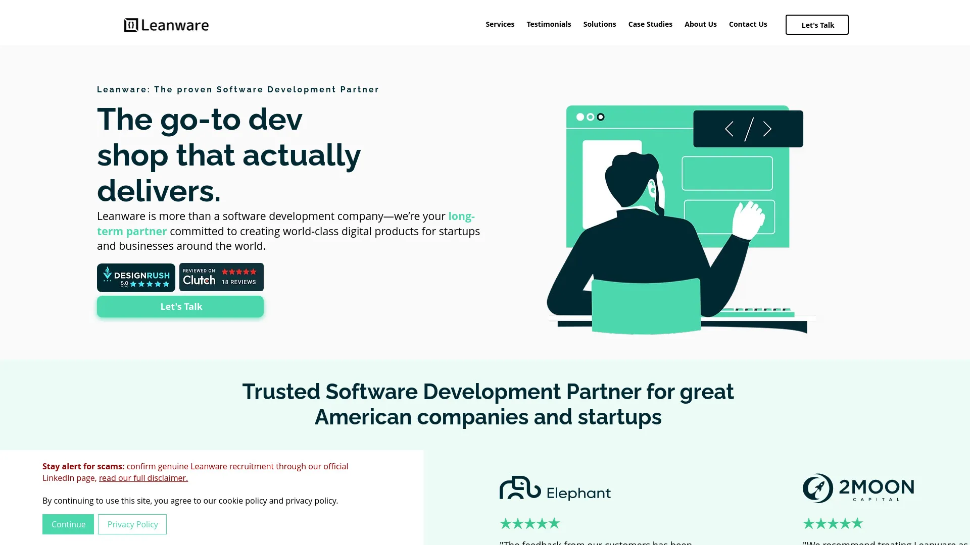 Custom AI & Software Development by Leanware | Creati.ai