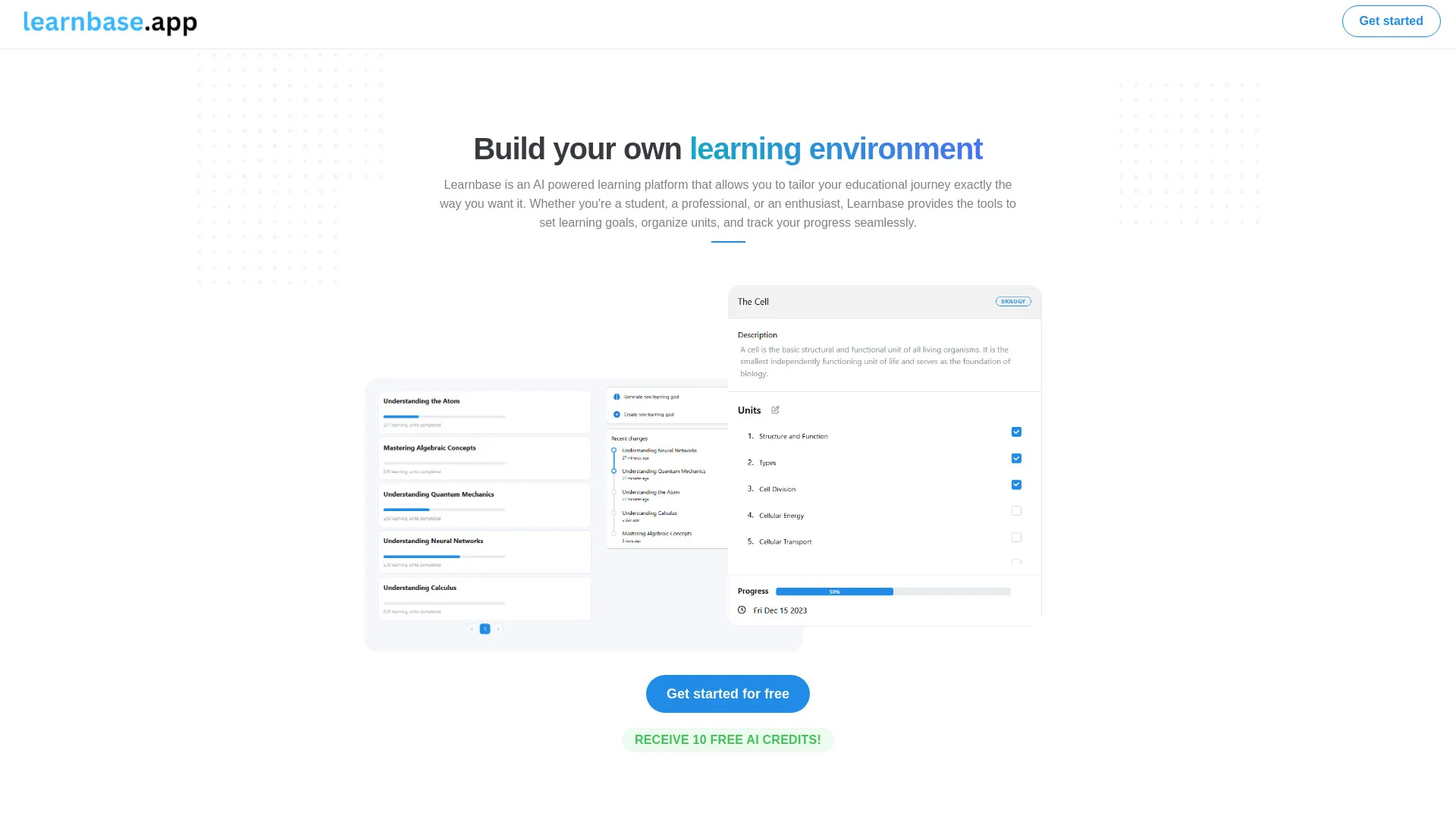 Learnbase: AI-Powered Personalized Learning Platform | Creati.ai