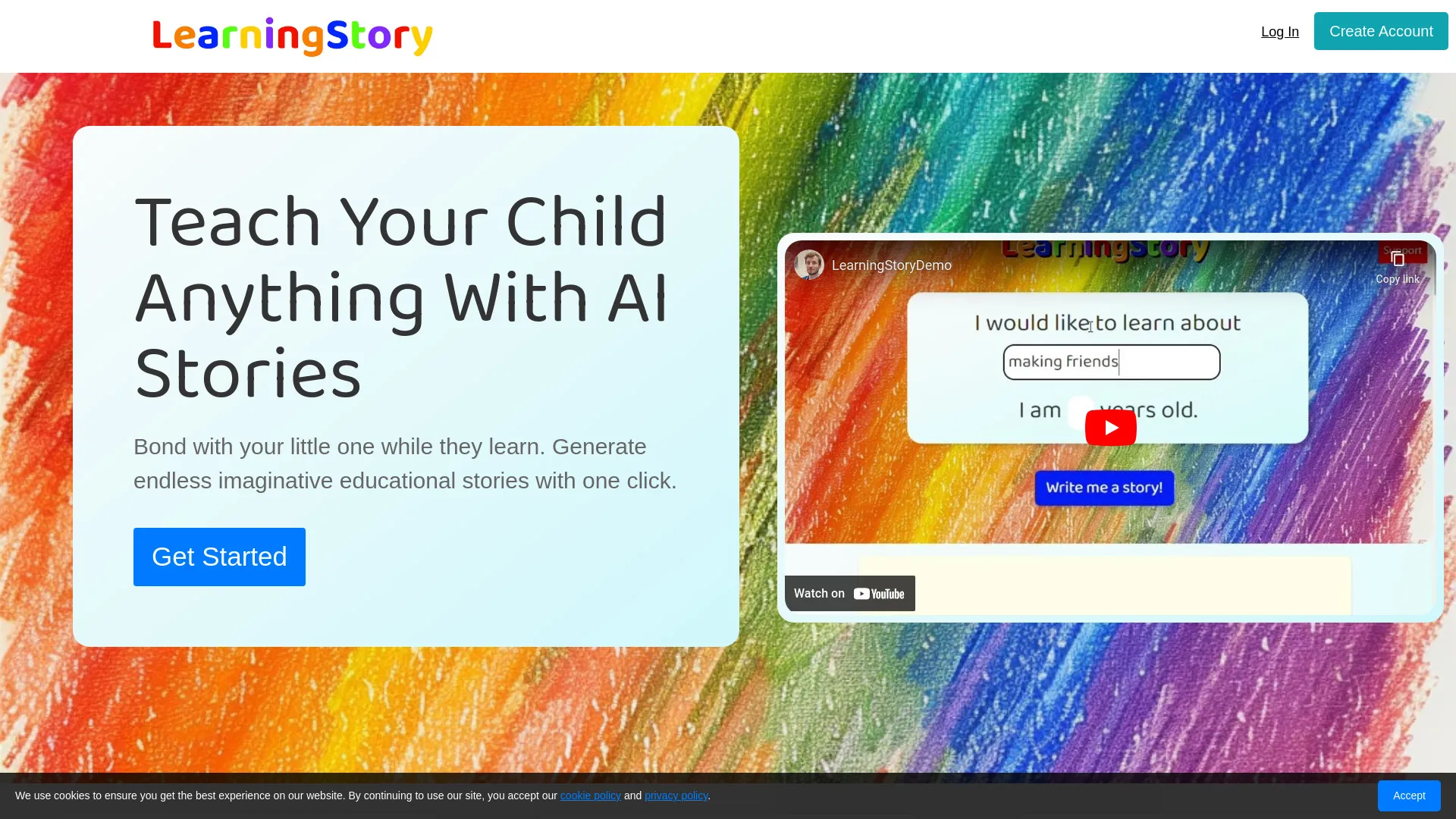 AI Storytelling for Kids | Learning Story UK | Creati.ai