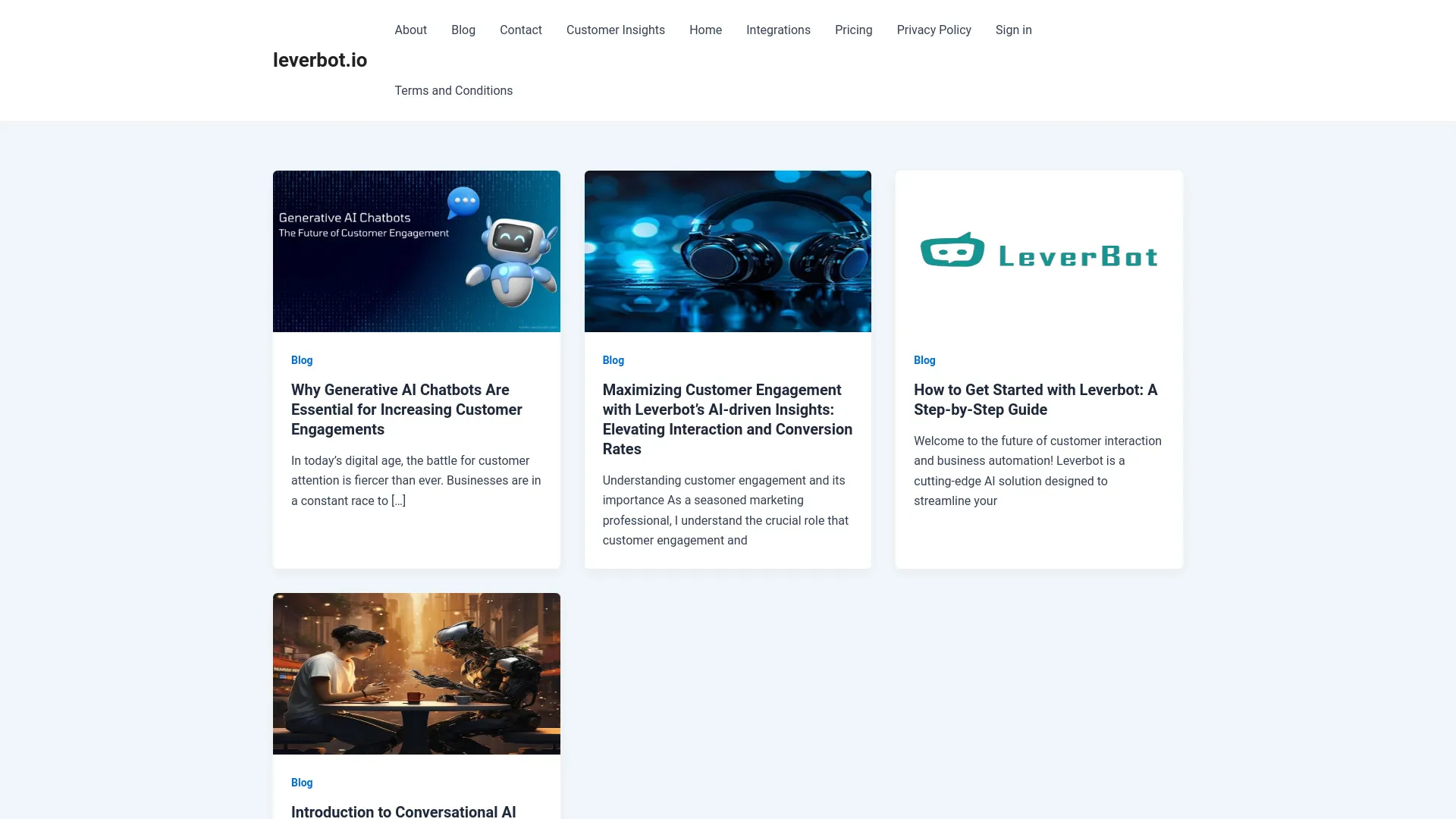 LeverBot: AI-Driven Customer Service Chatbot Solution | Creati.ai
