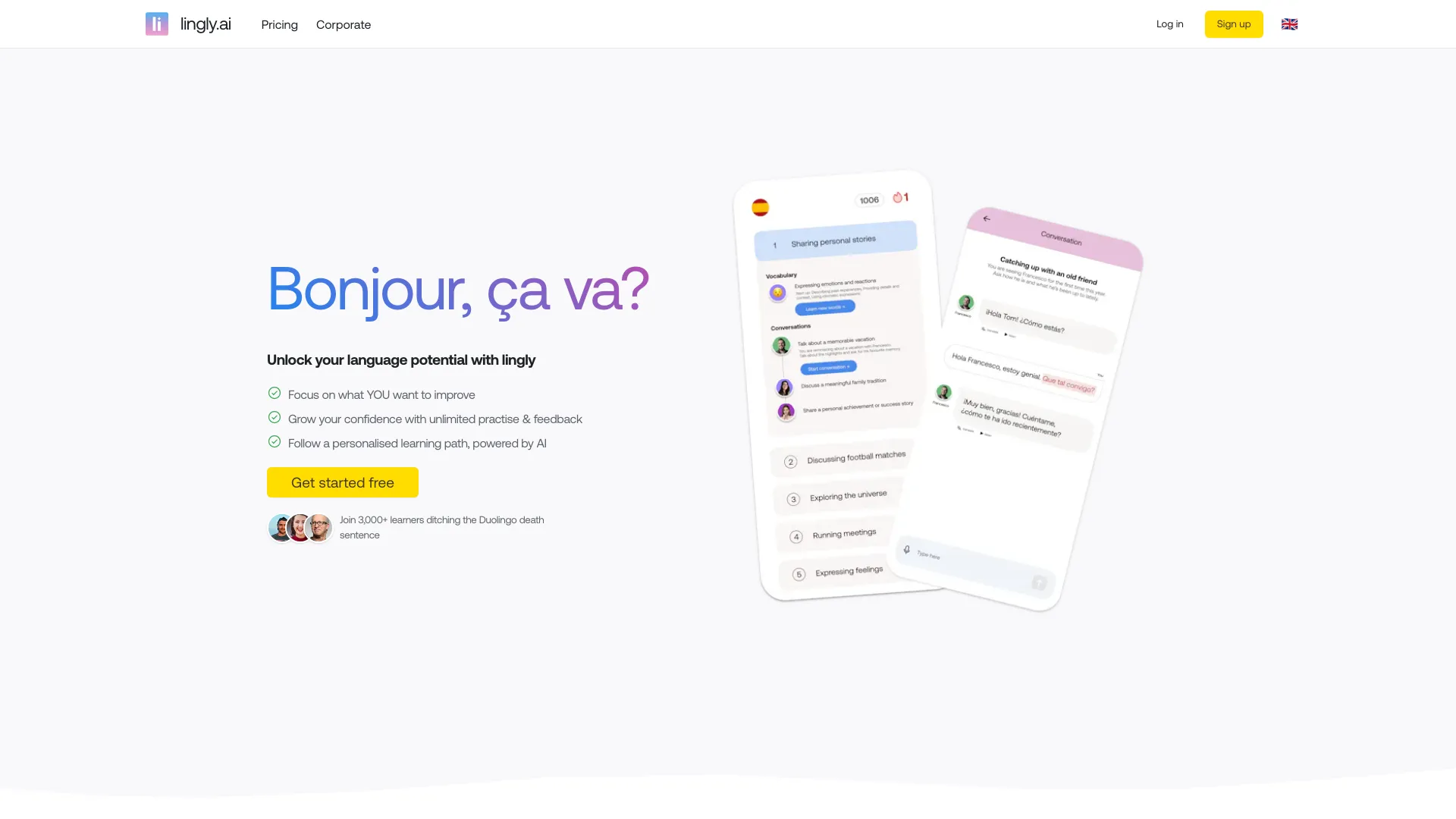 Lingly.ai - Aprendizaje Personalizado de Idiomas con IA | Creati.ai