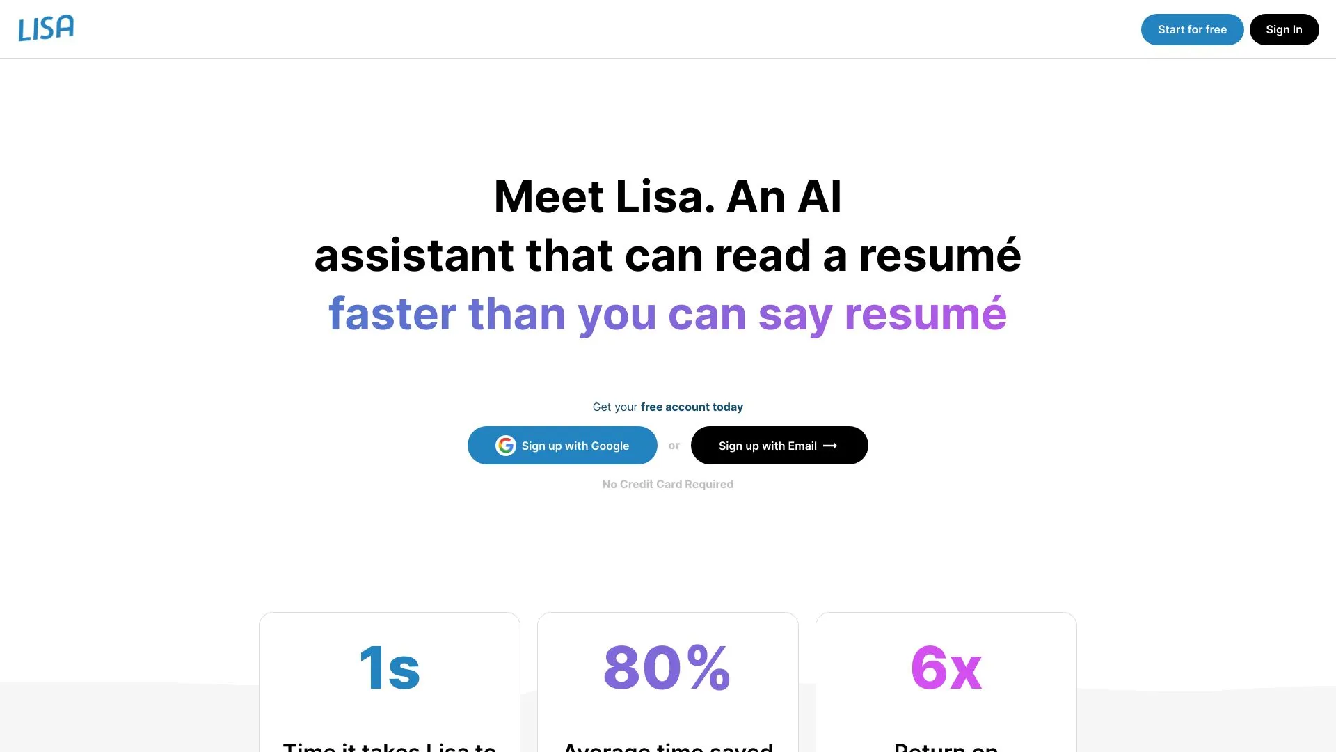 Lisa Recruiter - AI-Powered Recruitment Solution | Creati.ai