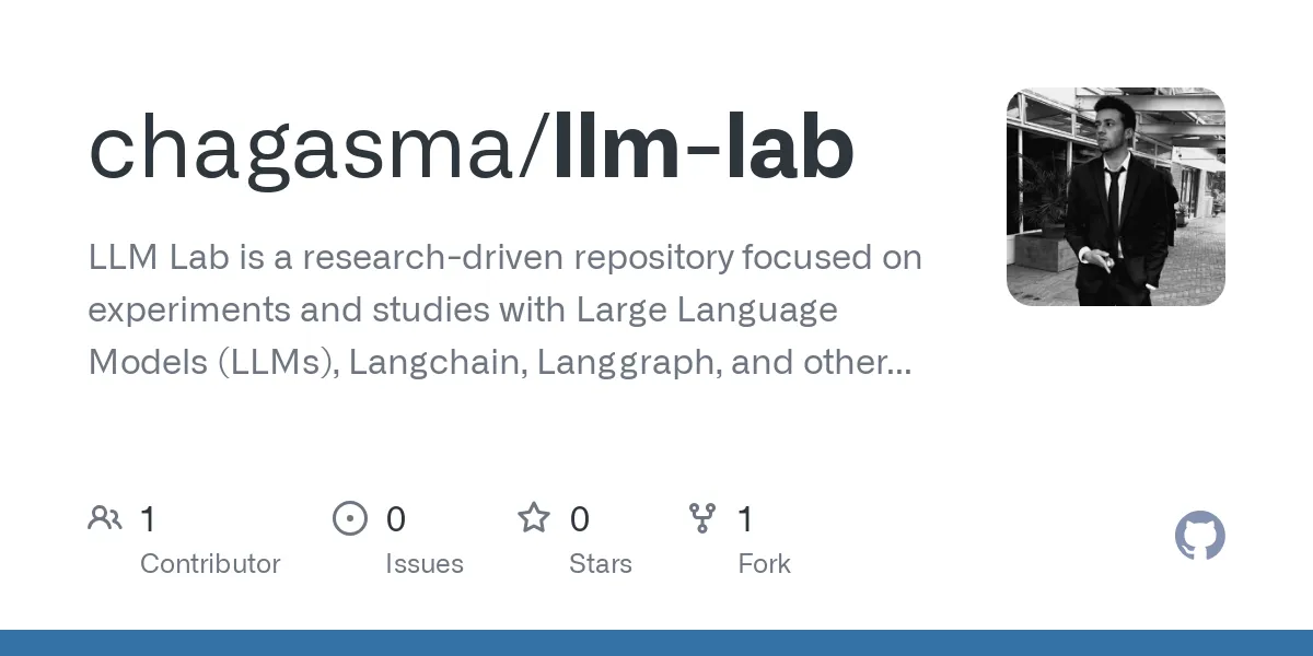 llm-lab: Open Source LLM Agent Development Framework | Creati.ai