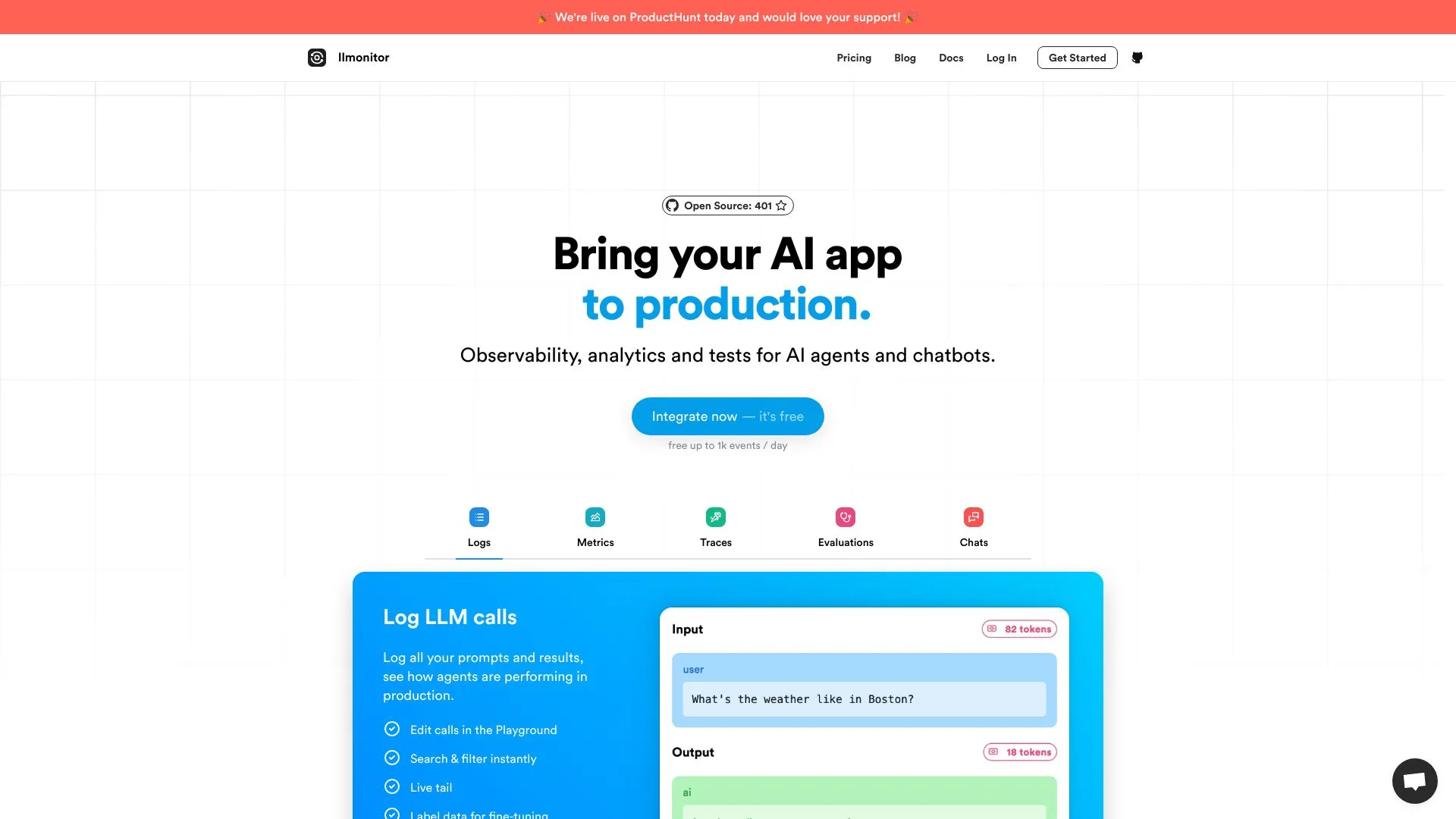 LLMonitor: Open-Source Observability for AI Applications | Creati.ai