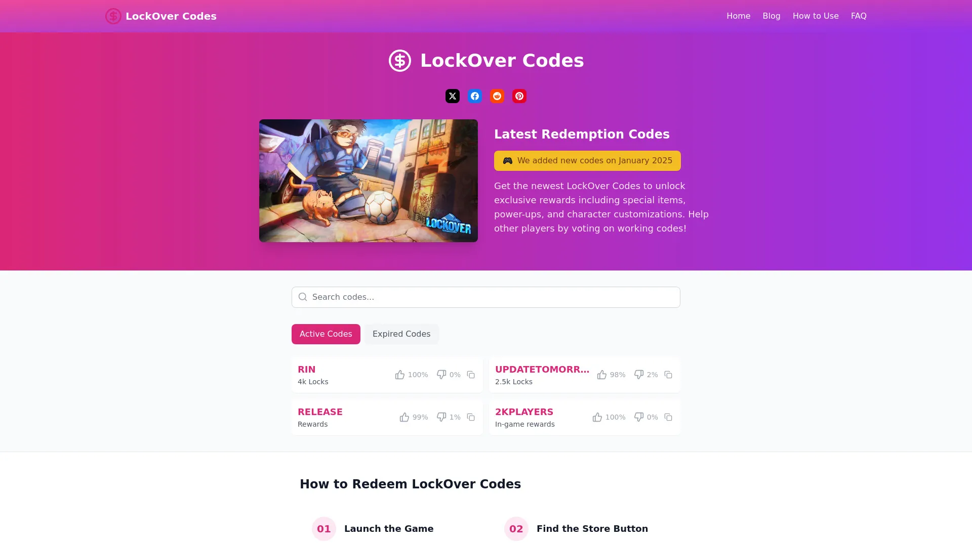 Get the Latest LockOver Codes for Exclusive Rewards | Creati.ai
