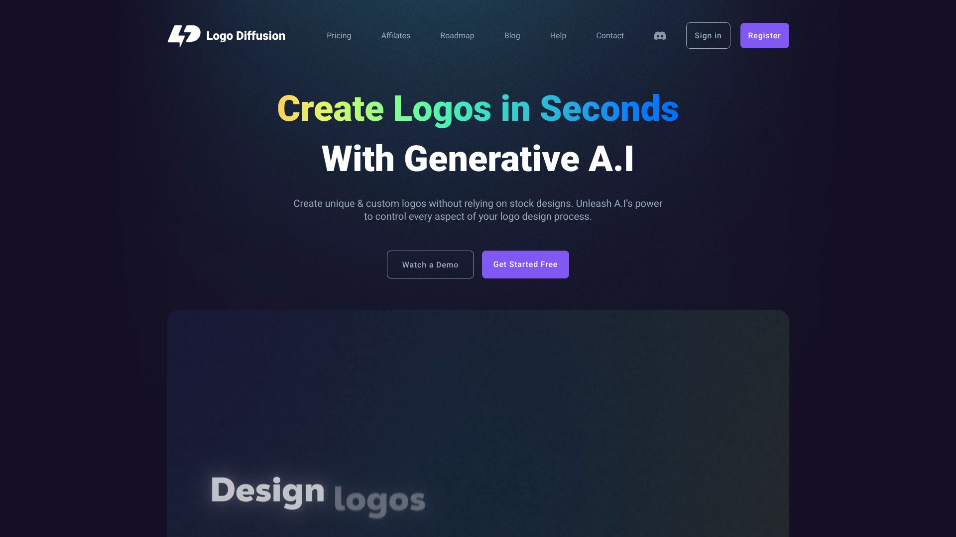 Create Unique Logos Easily with Logo Diffusion's AI | Creati.ai