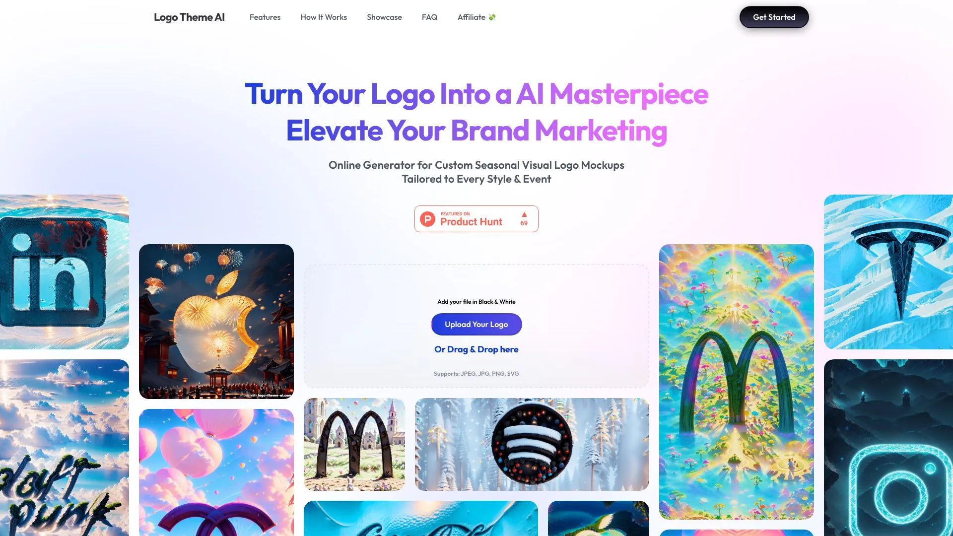 Logo Theme AI - Create Stunning Logos Effortlessly | Creati.ai