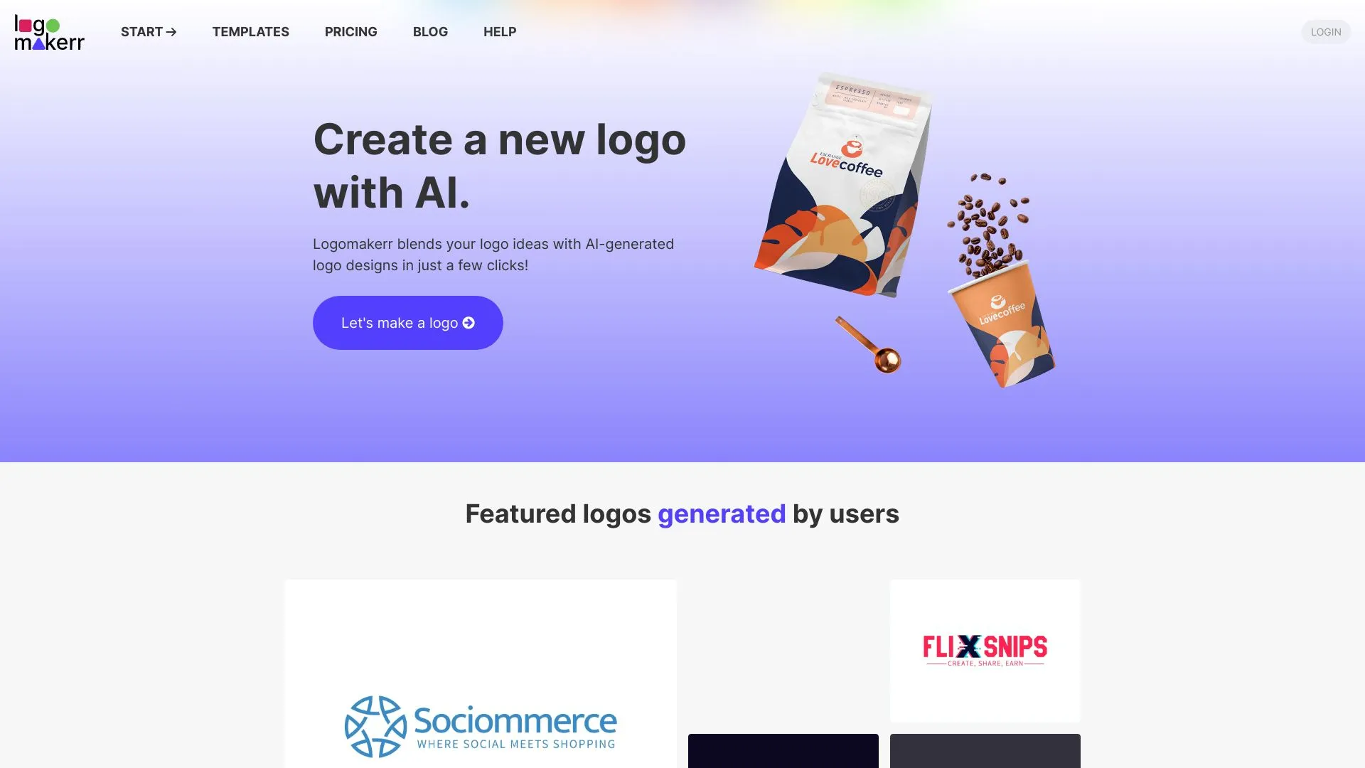 Create Stunning Logos with AI - Logomakerr.AI | Creati.ai