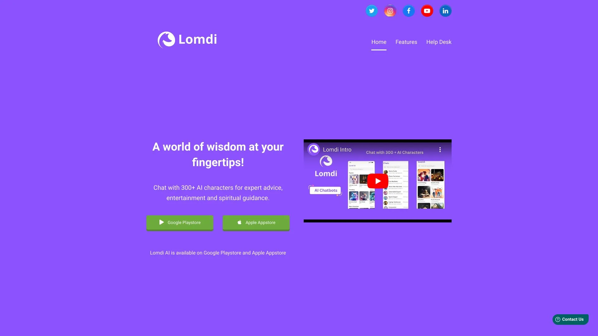 Lomdi AI - Diverse AI Chatbot App Store | Creati.ai