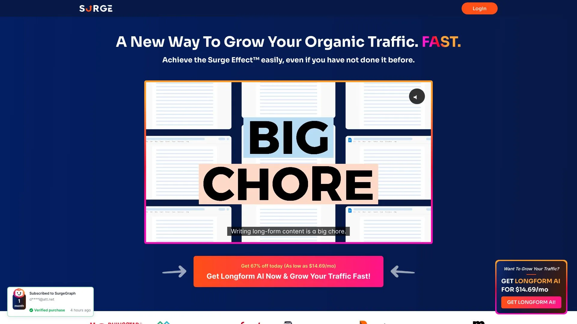 SurgeGraph - AI-Powered SEO and Content Generation | Creati.ai
