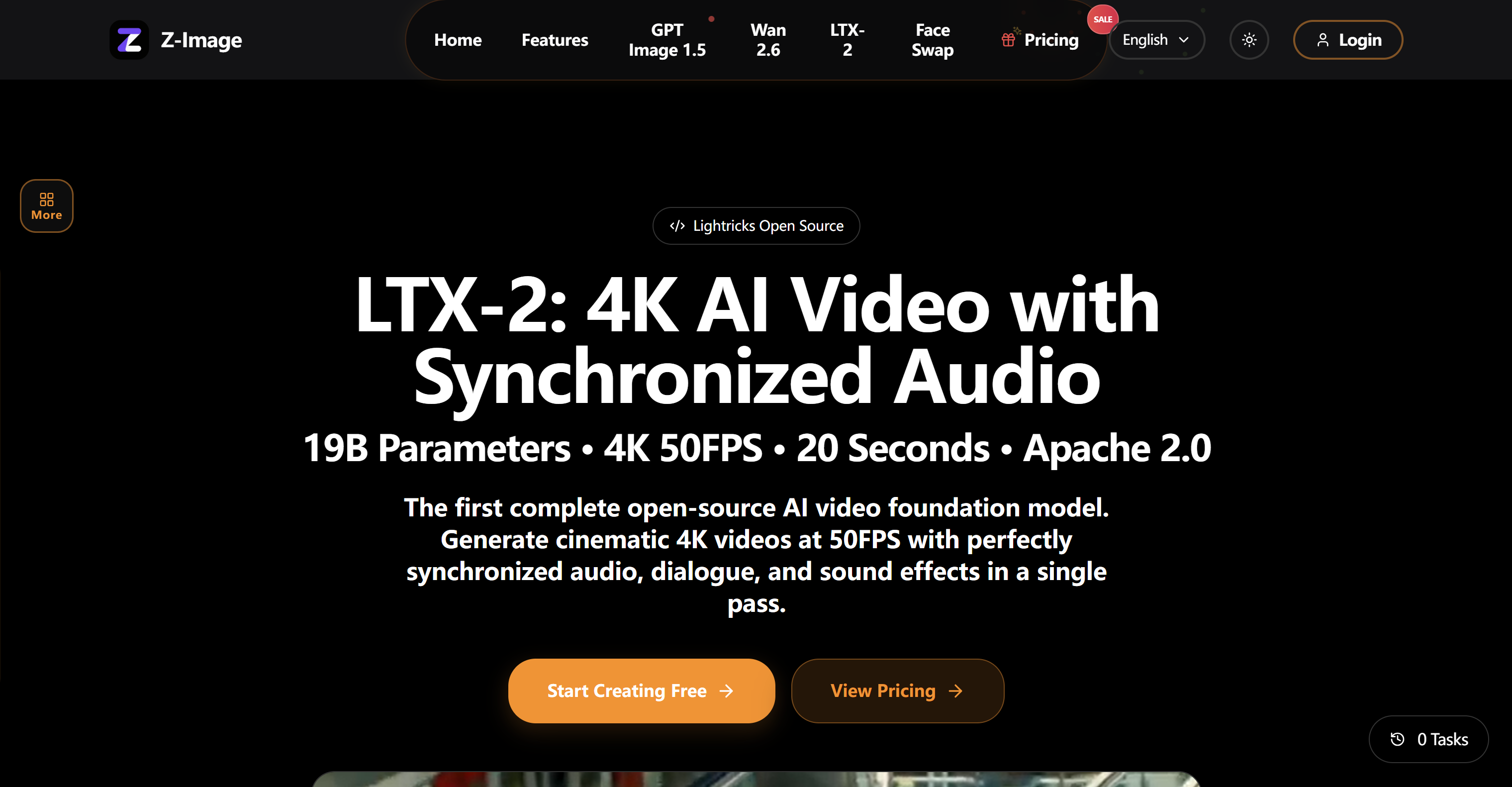 LTX-2 — Open-Source 4K AI Video Generator (50FPS) | Creati.ai