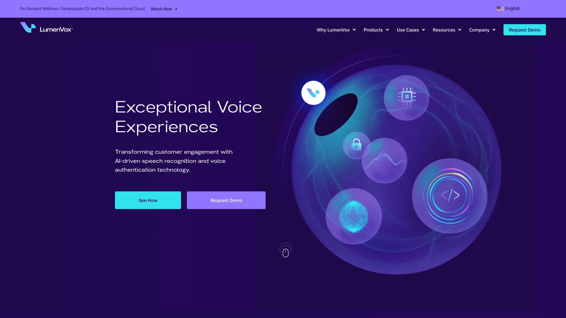 LumenVox: Reconocimiento de Voz IA y Autenticación de Voz | Creati.ai