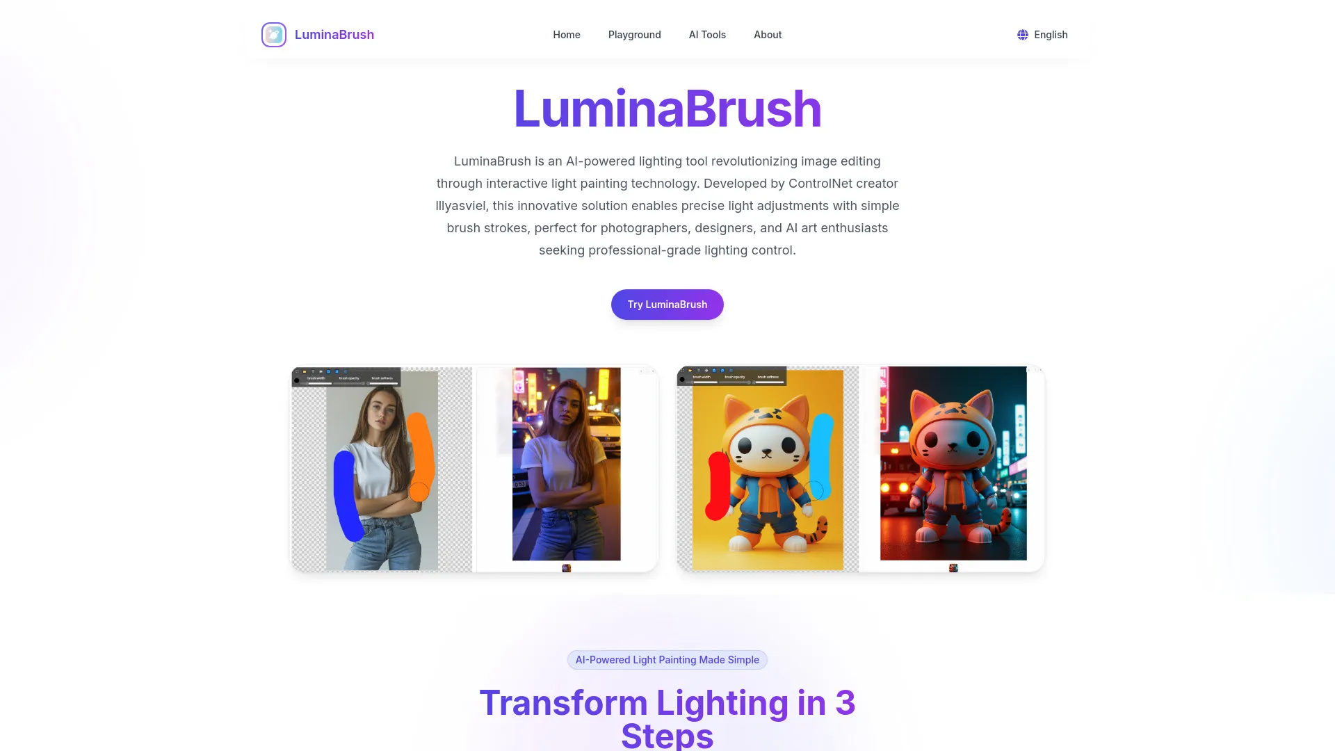 LuminaBrush: AI-Powered Lighting Tool for Stunning Image Editing ...
