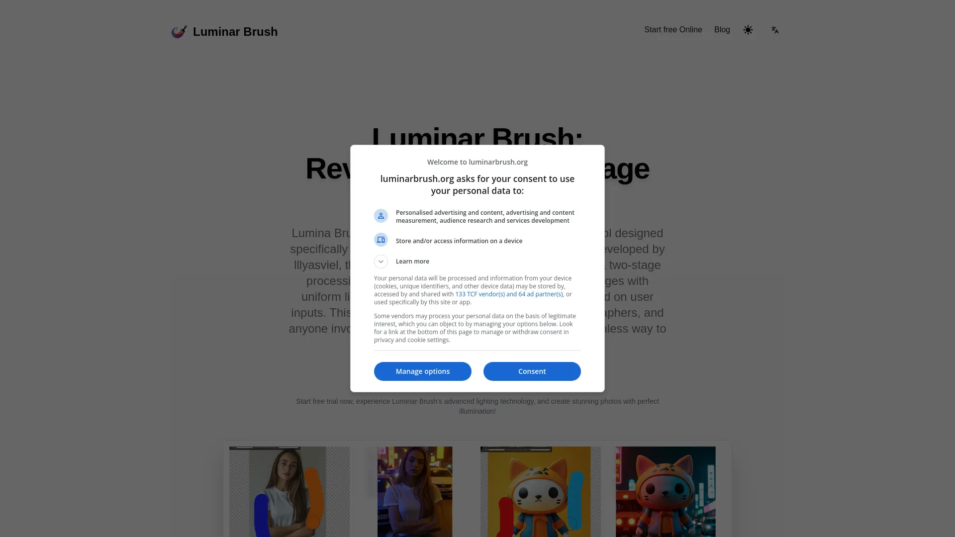Luminar Brush: AI-Powered Image Lighting Enhancement Tool | Creati.ai
