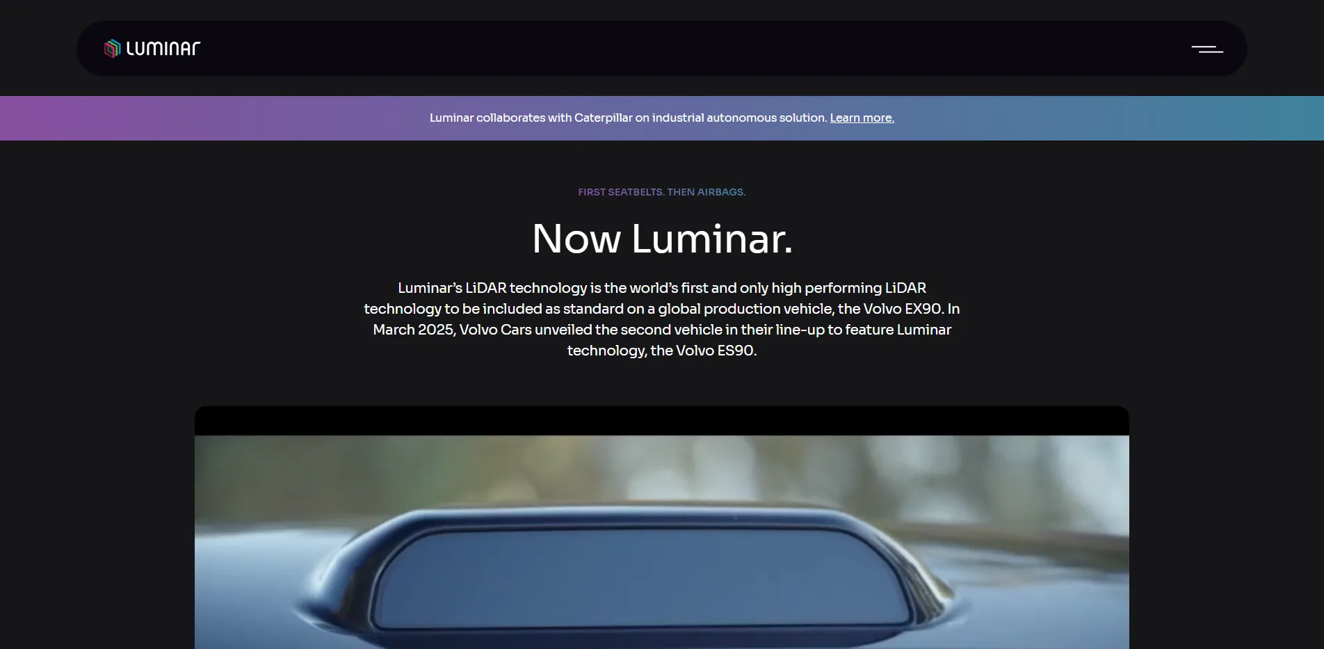 Luminar - Soluciones de IA avanzadas para una conducción autónoma segura | Creati.ai