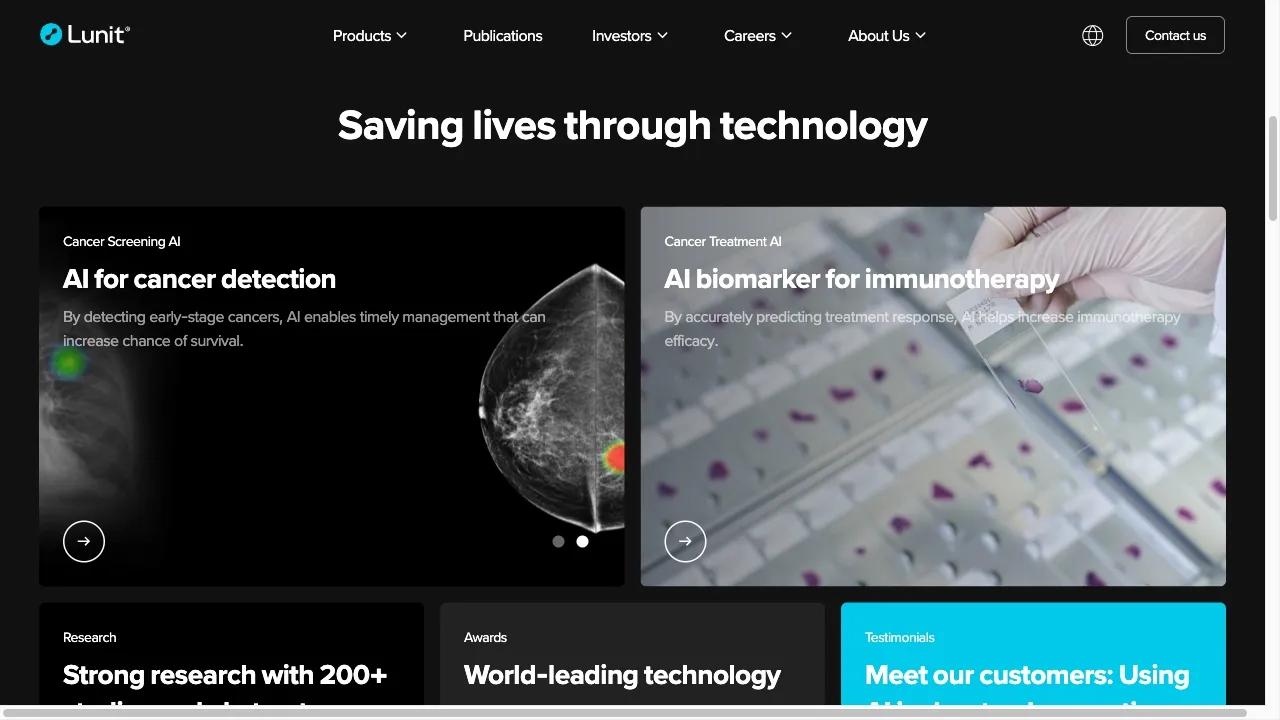 Lunit: Soluciones de Detección y Diagnóstico de Cáncer Impulsadas por IA | Creati.ai