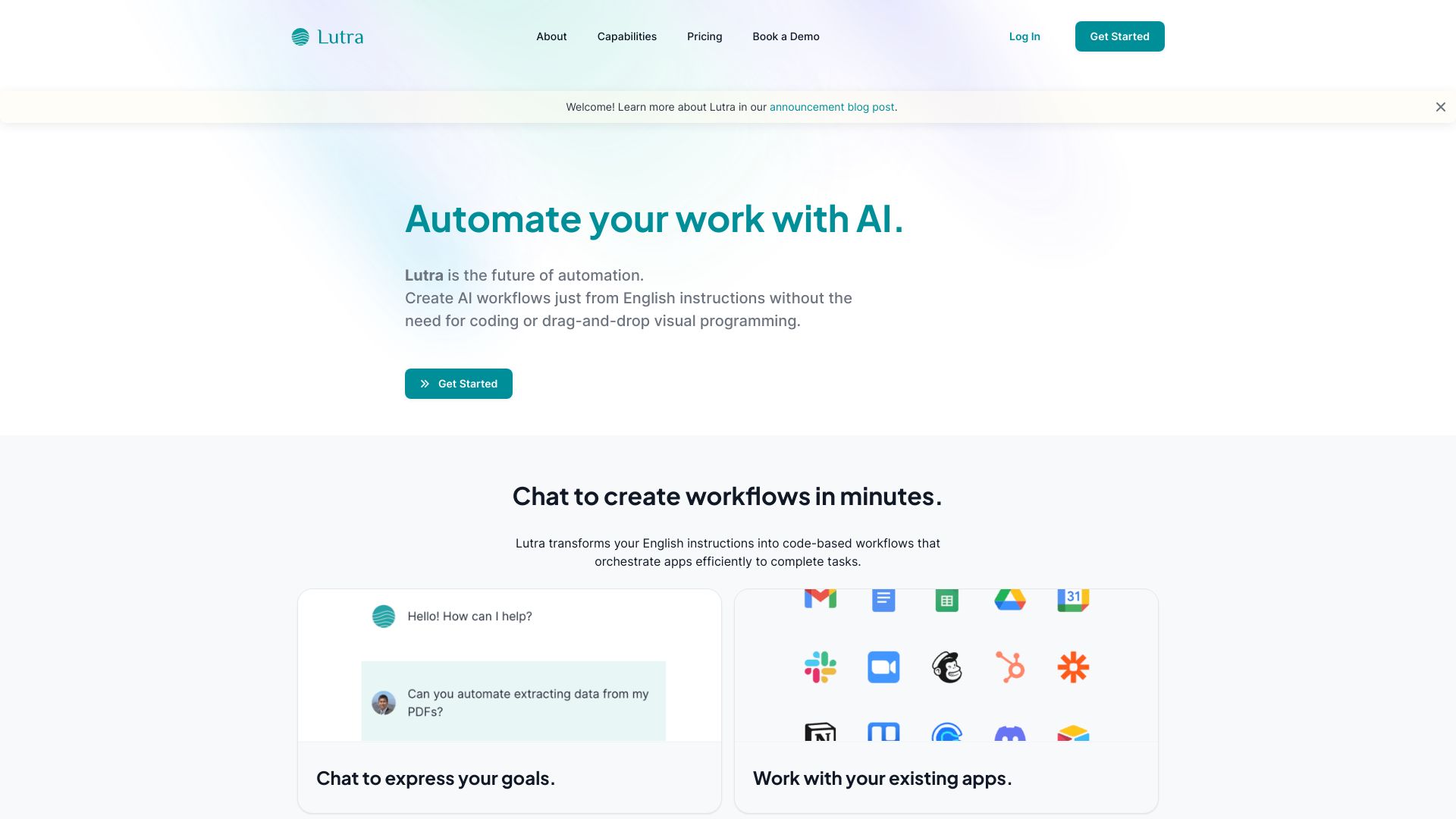 Lutra AI: Effortless Workflow Automation with AI | Creati.ai