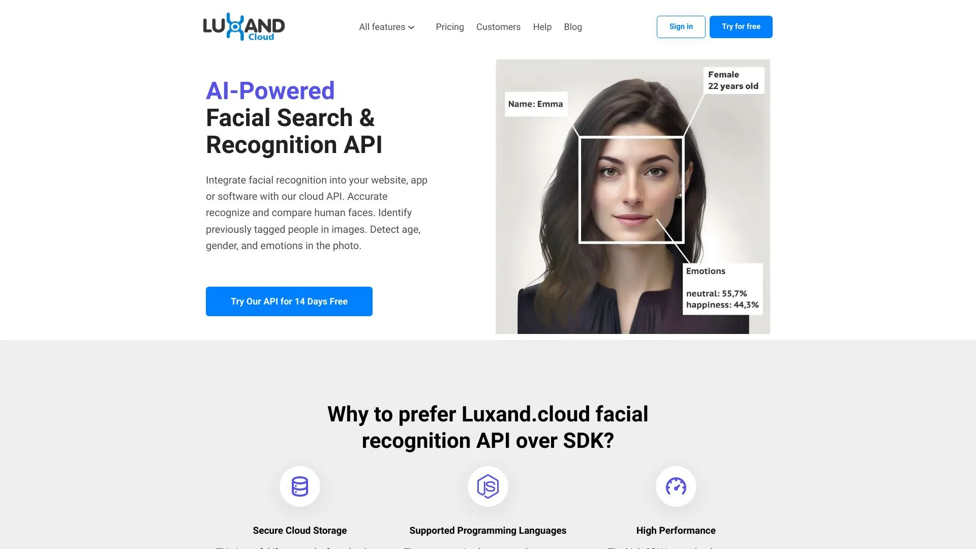 Luxand.Cloud - Advanced Face Recognition API | Creati.ai