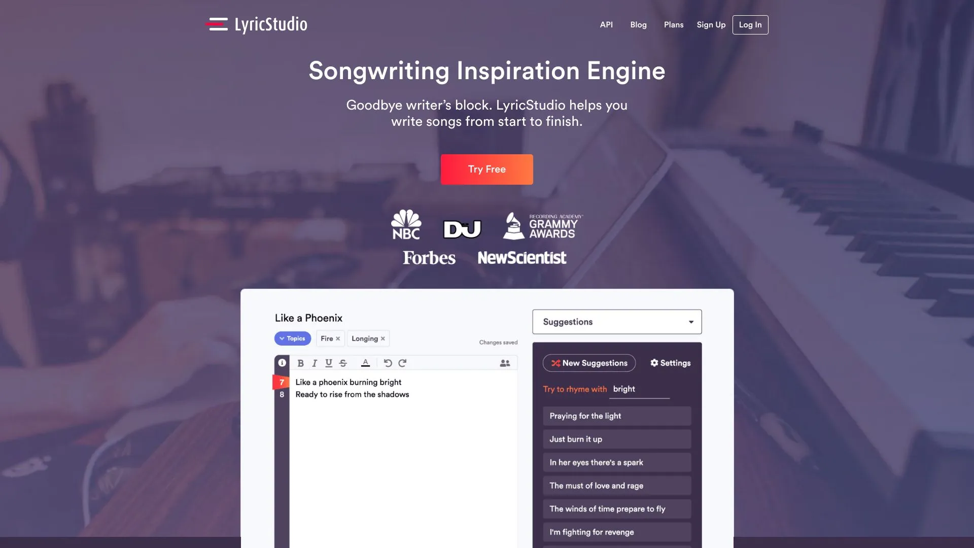 LyricStudio - AI-Powered Songwriting Tool | Creati.ai