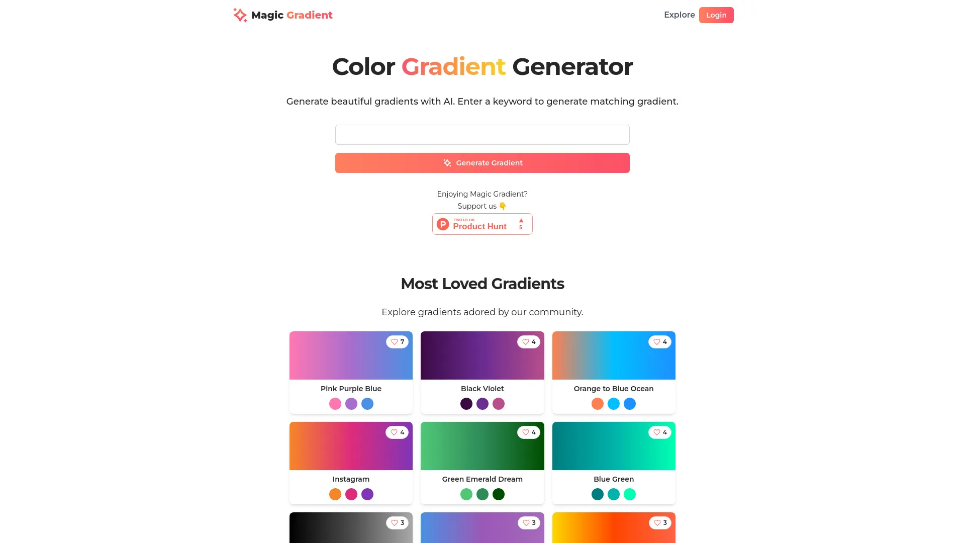 MagicGradient: Generador de Gradientes de Color Impulsado por IA ...