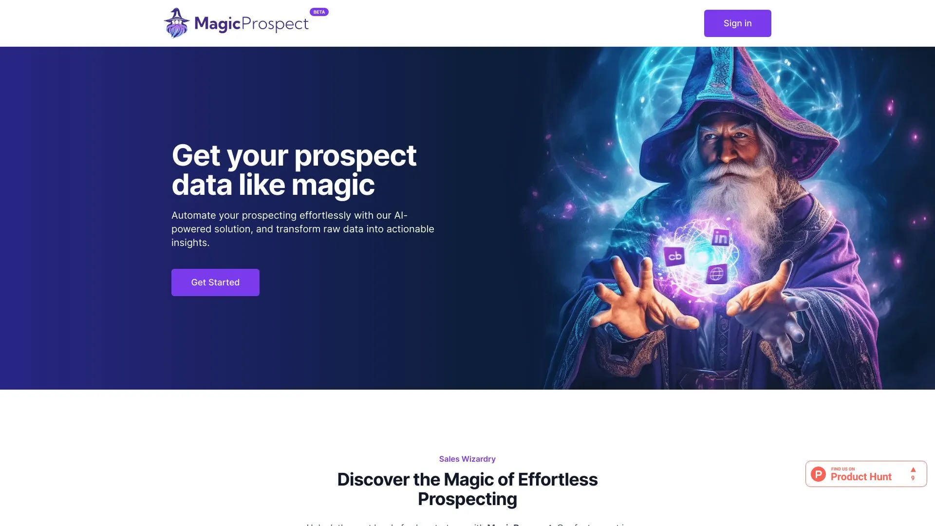 MagicProspect: AI-Powered Sales Prospecting Tool | Creati.ai