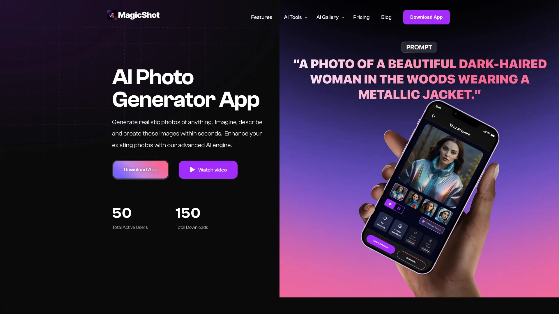 MagicShot: AI Photo Generator for Instant Image Creation | Creati.ai