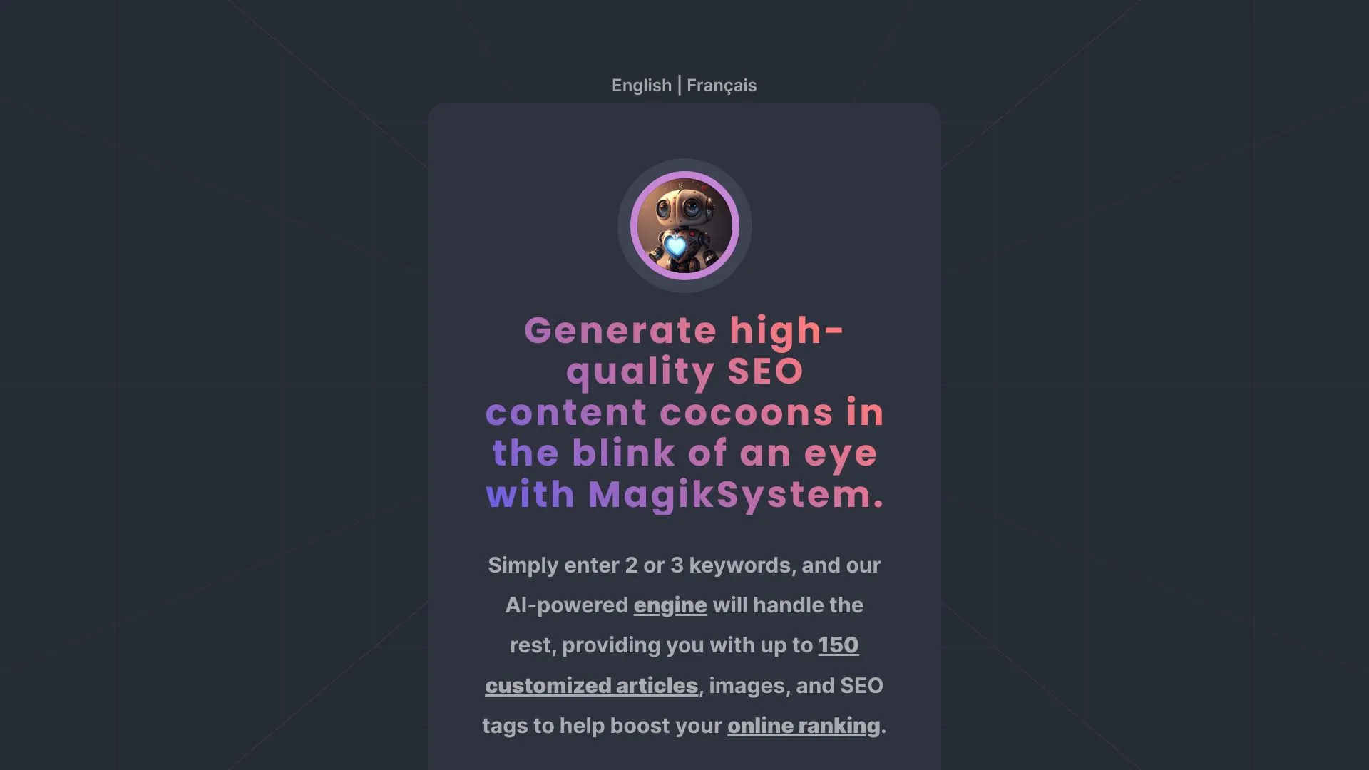 MagikSystem - AI-Powered SEO Content Generation Tool | Creati.ai