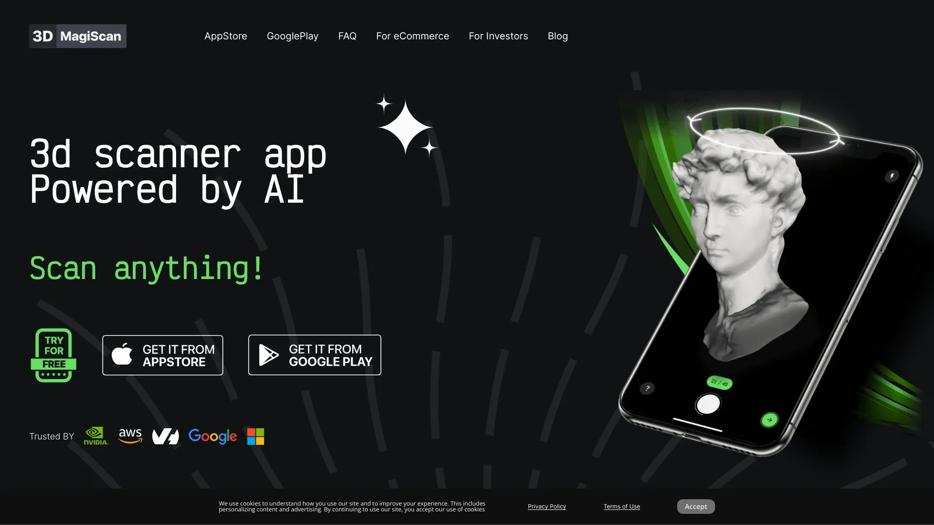 MagiScan - AI 3D Scanner for iOS and Android | Creati.ai