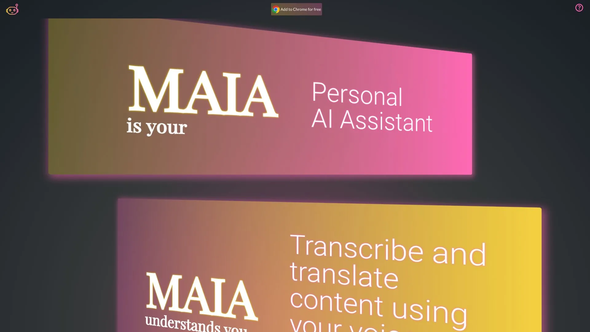 MAIA - Asistente IA para Transcripción y Traducción | Creati.ai