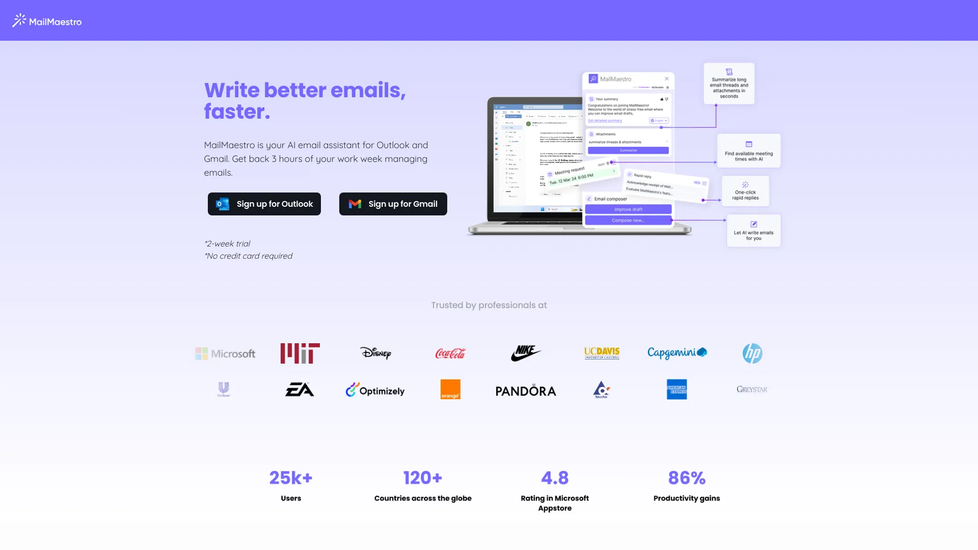 MailMaestro - AI Email Assistant for Outlook and Gmail | Creati.ai