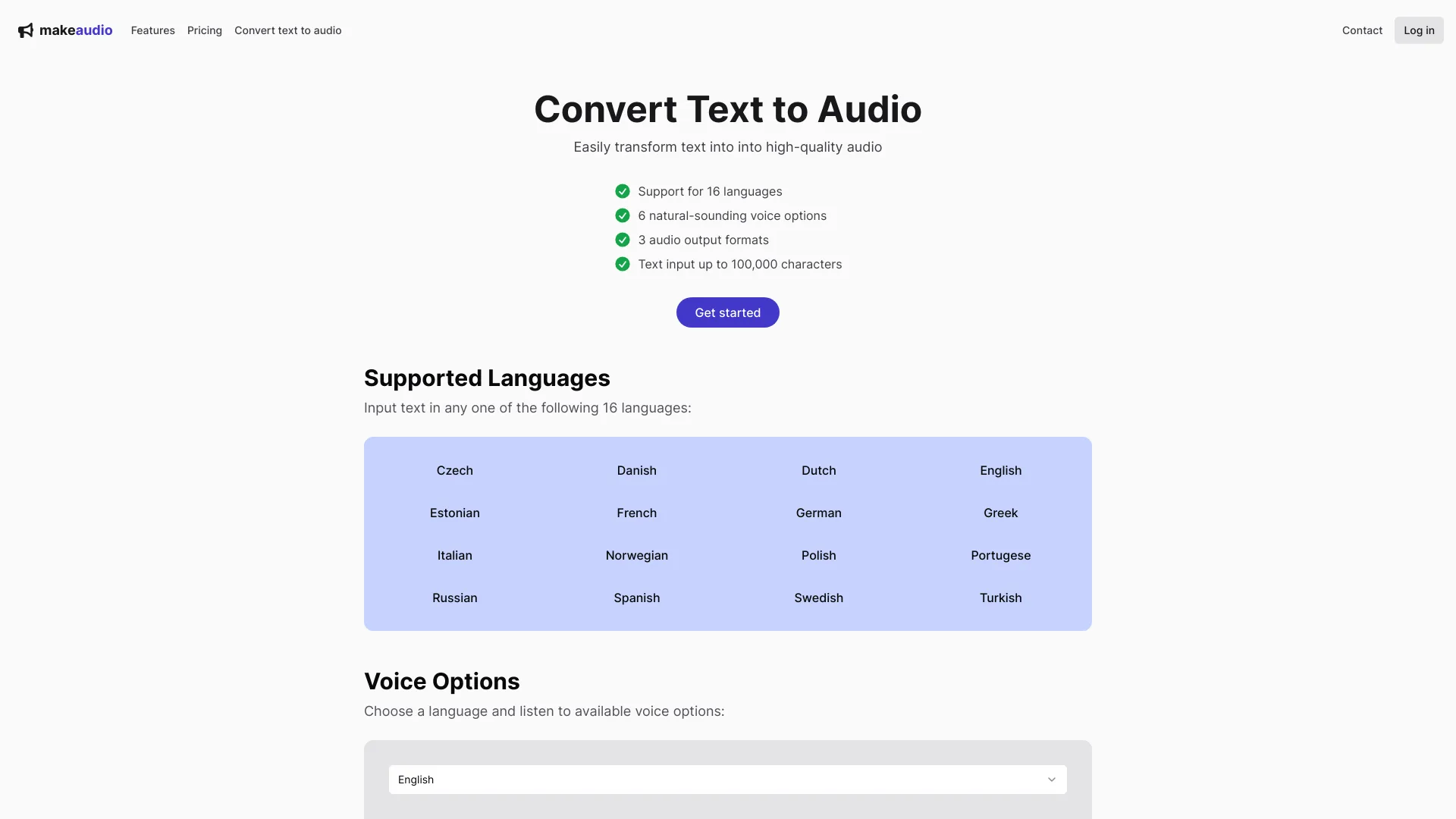 Makeaudio.app: AI-Powered Text to Audio Converter | Creati.ai