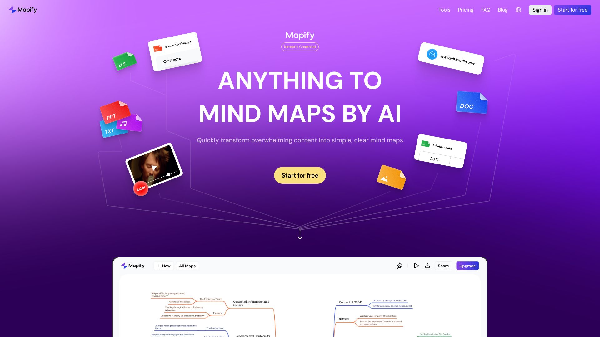 Mapify - AI-Powered Mind Mapping and Brainstorming Tool | Creati.ai