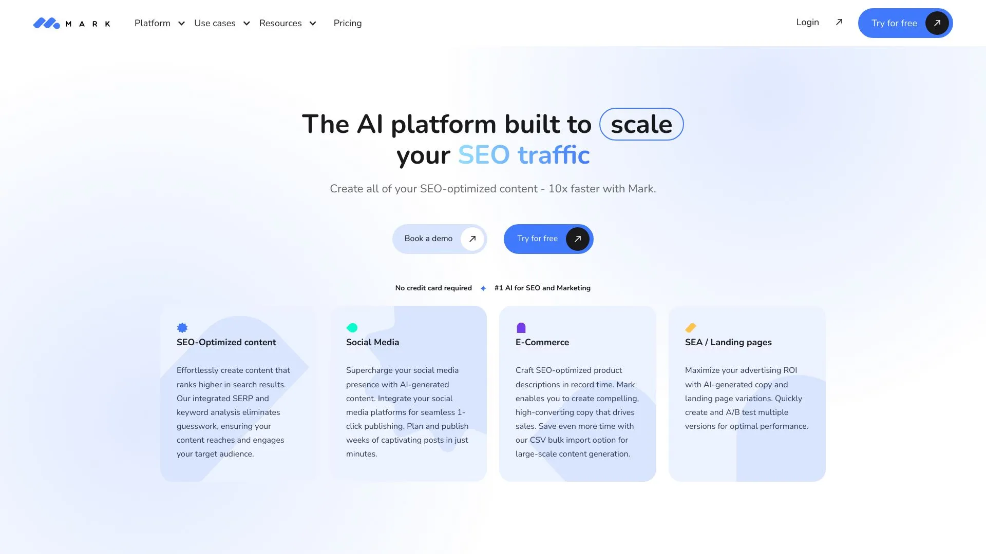 Mark Copy AI - Accelerate High-Quality Content Creation | Creati.ai