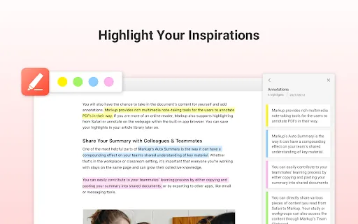 Markup Web - Highlight and Annotate Effortlessly | Creati.ai