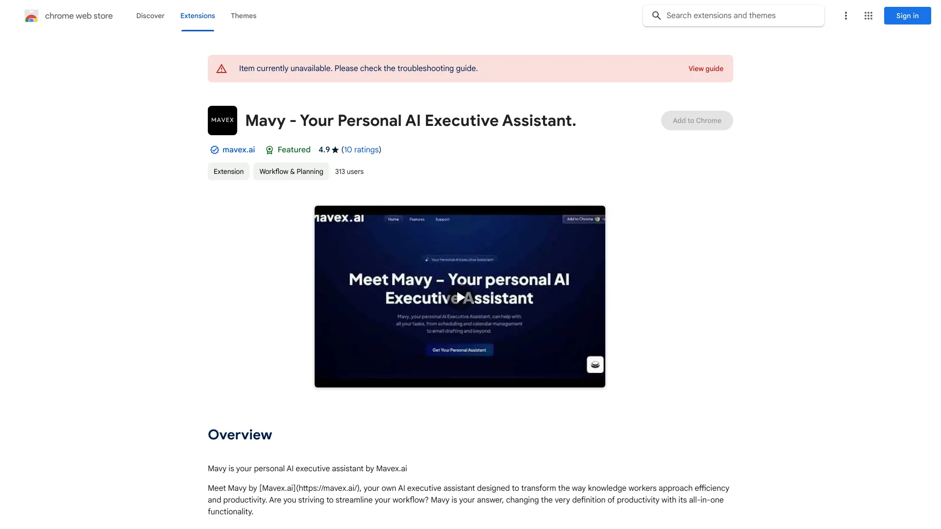 Mavy: Your Personal AI Executive Assistant | Creati.ai