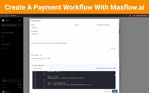 MaxGPT Web Automation Extension - Chrome Web Store | Creati.ai