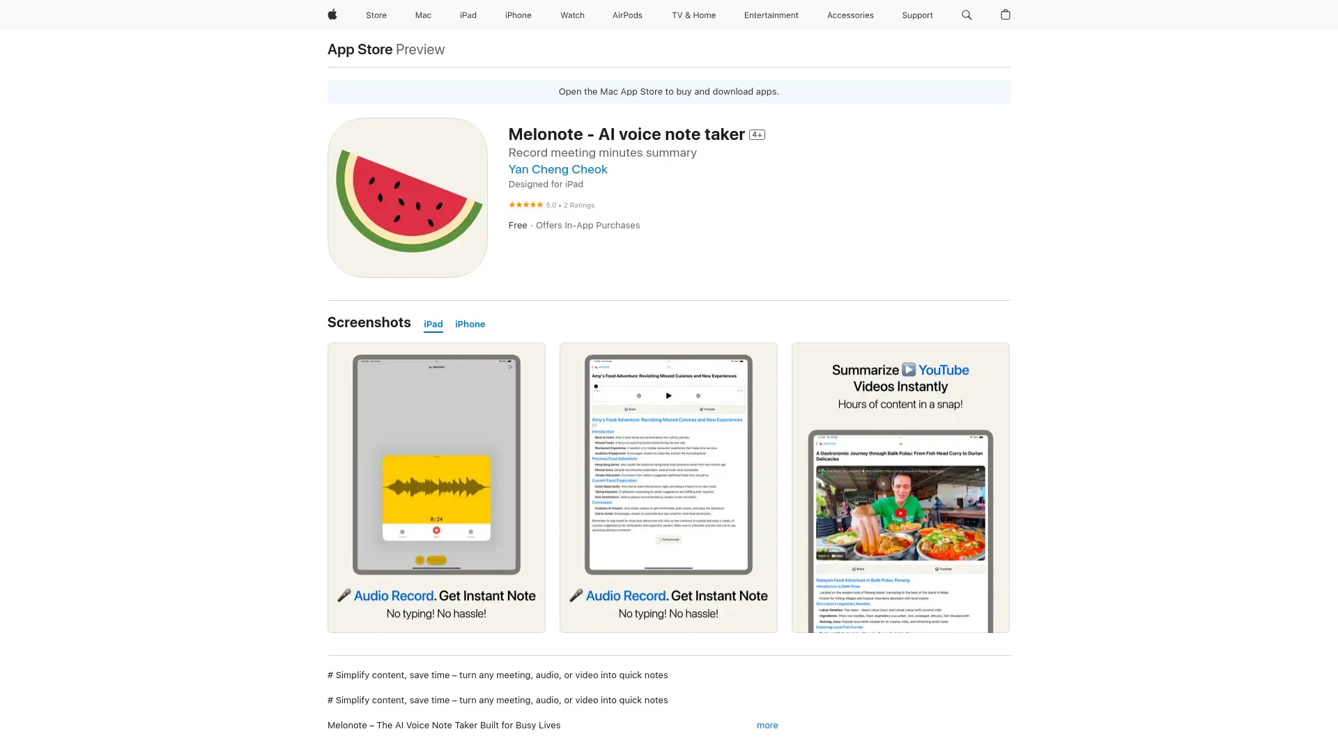 Melonote: AI Voice to Text Note-Taker App | Creati.ai