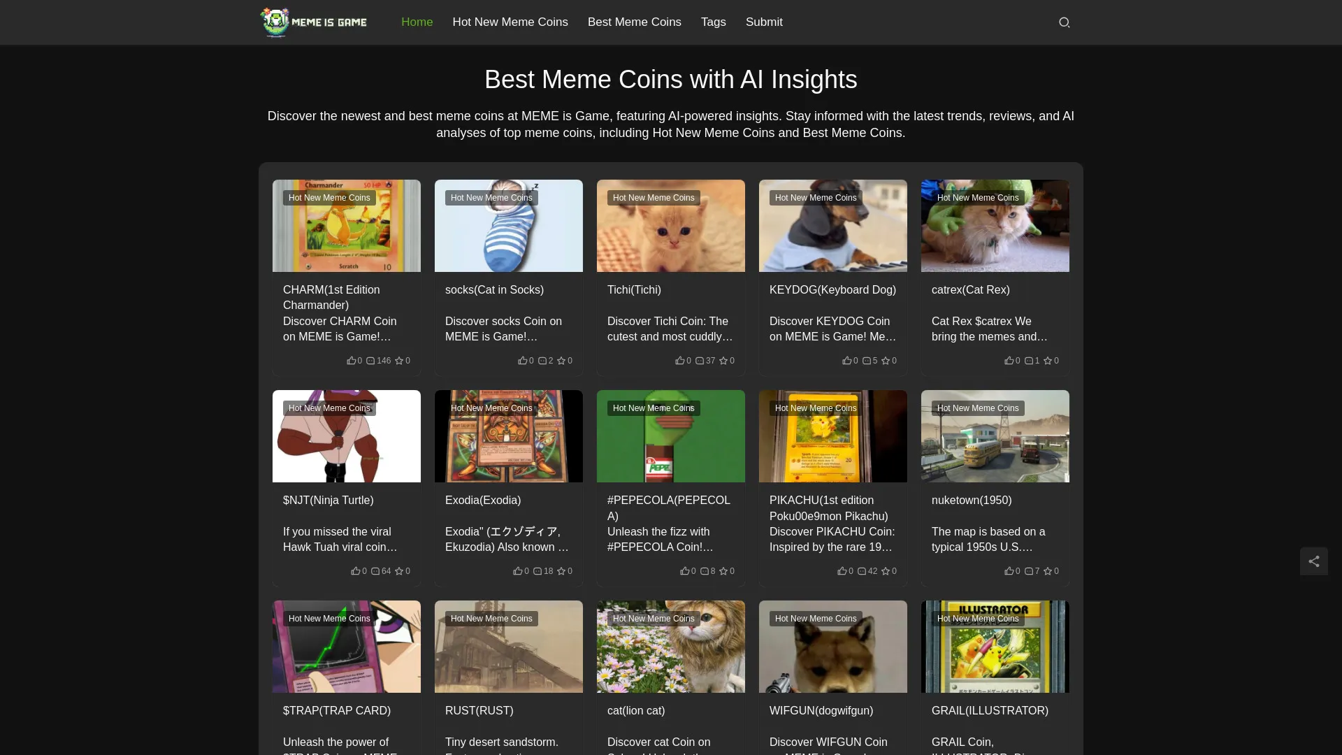 Discover the Fun of Meme Creation with Meme Is Game | Creati.ai