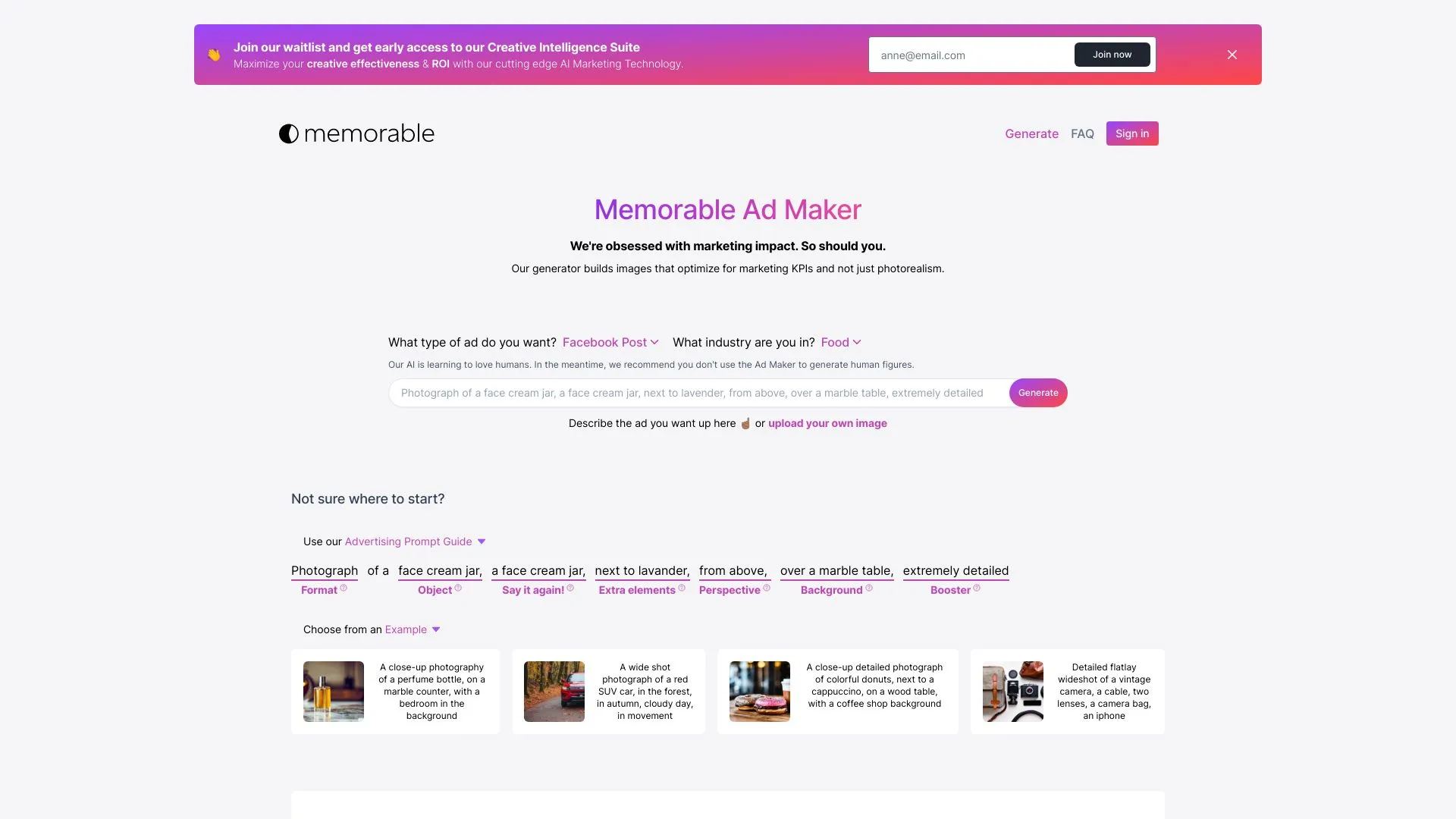 Memorable: Optimize Your Ad Creative Using AI | Creati.ai