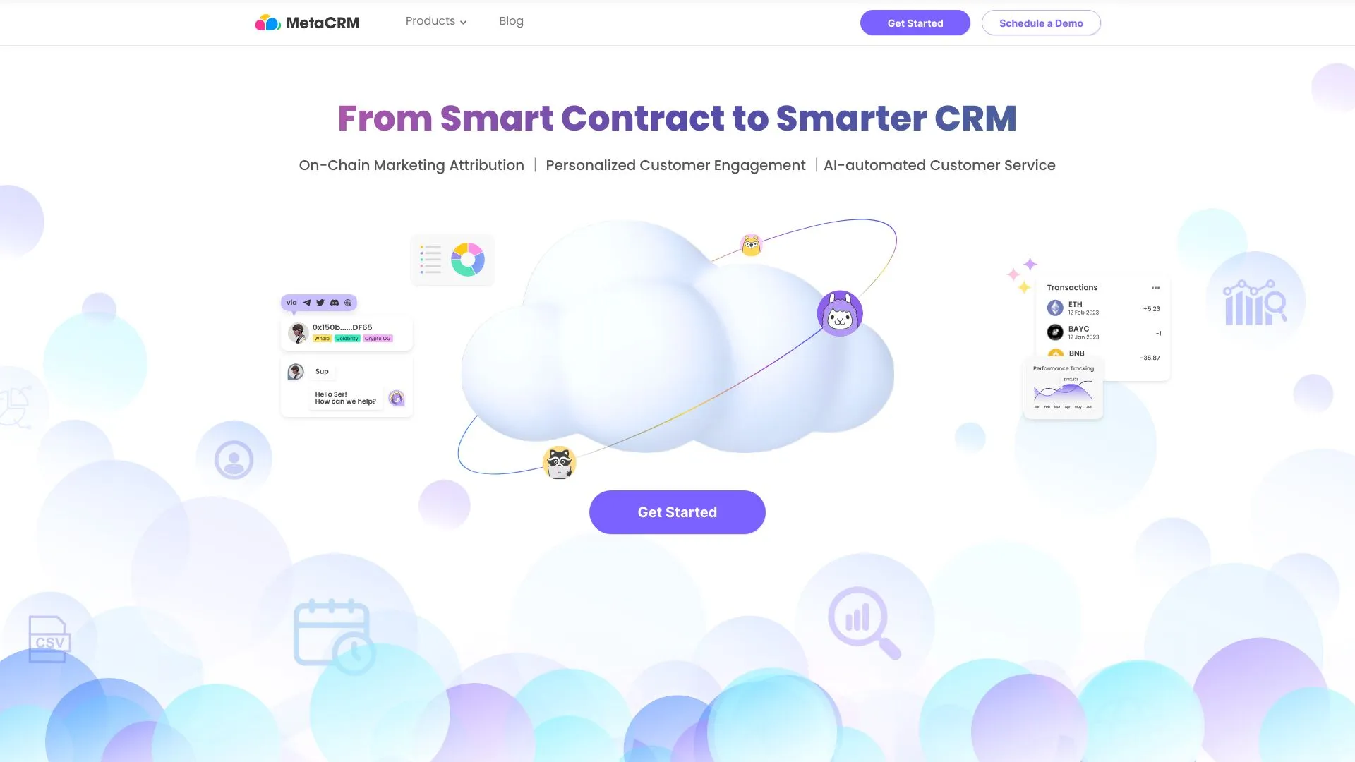 MetaCRM: Plataforma de Marketing Web3 y Servicio al Cliente con IA | Creati.ai