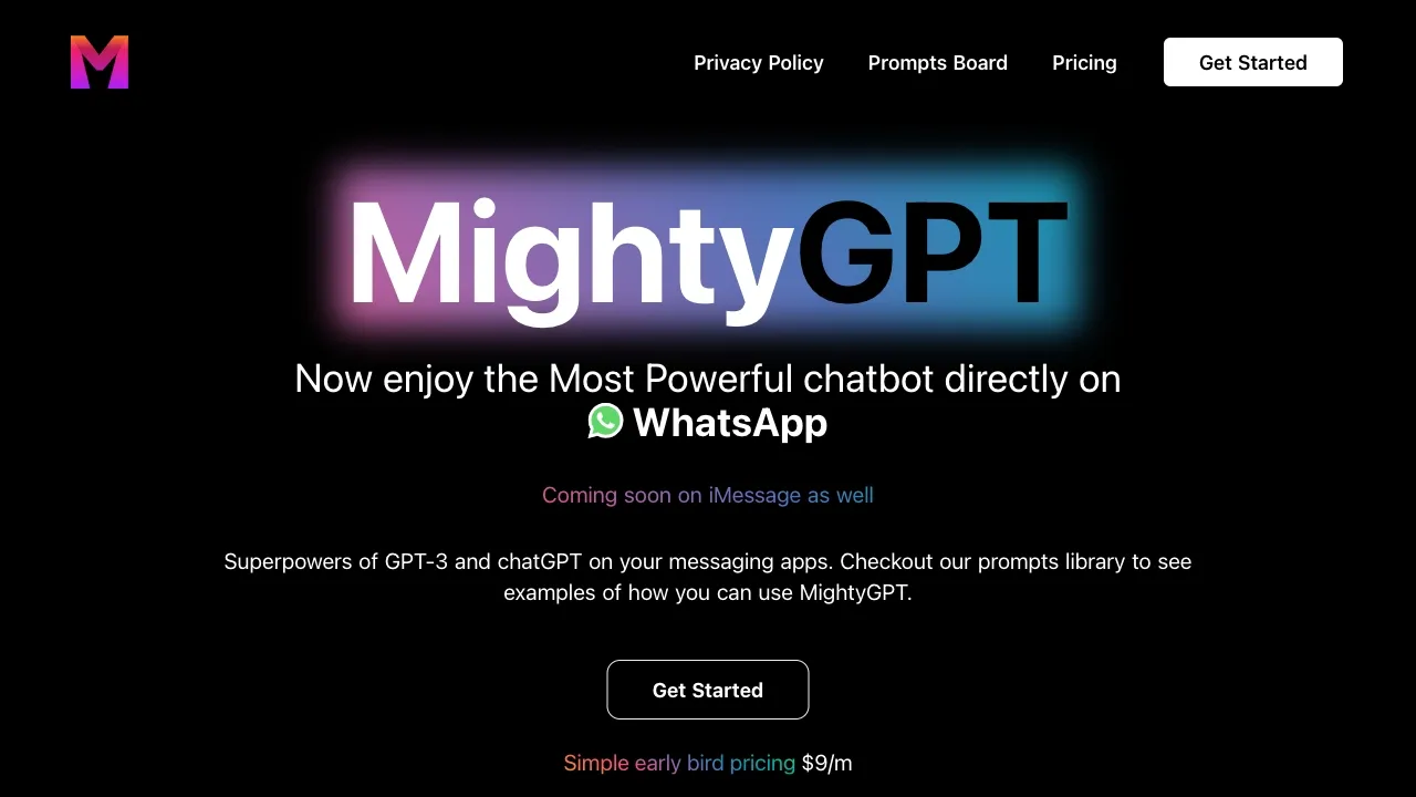 MightyGPT: GPT-3 Powered AI for Messaging Apps | Creati.ai