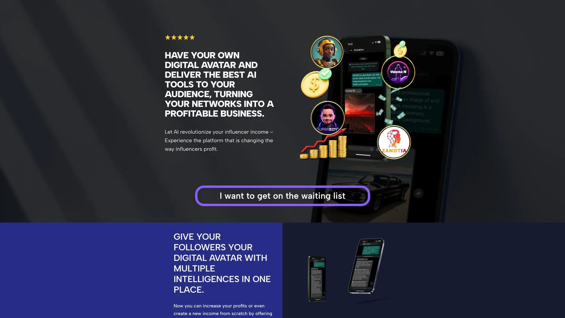 MindShift AI - Avatars numériques avec capacités multi-IA | Creati.ai